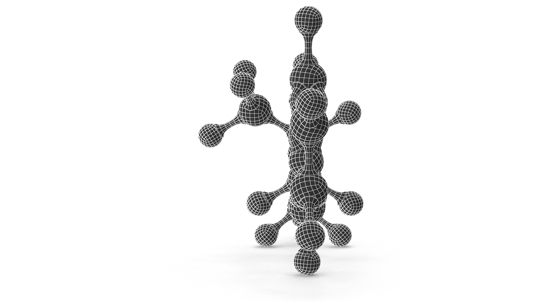 3D Model Methamphetamine Molecular Meth - TurboSquid 1372221