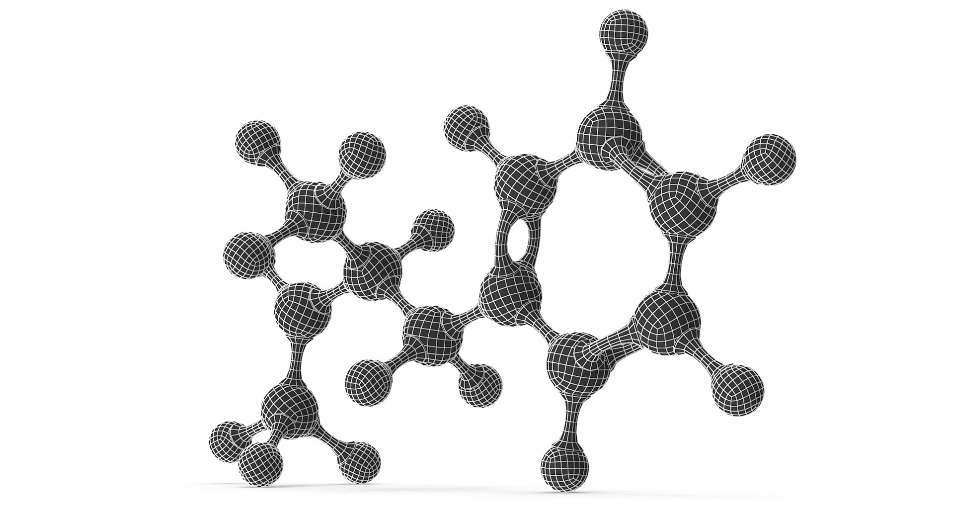 3D Model Methamphetamine Molecular Meth - TurboSquid 1372221