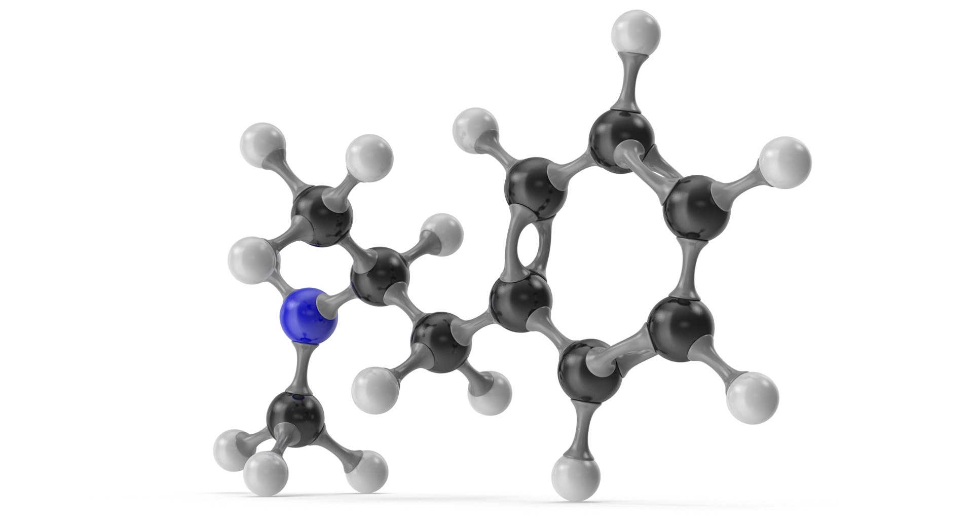 3D Model Methamphetamine Molecular Meth - TurboSquid 1372221