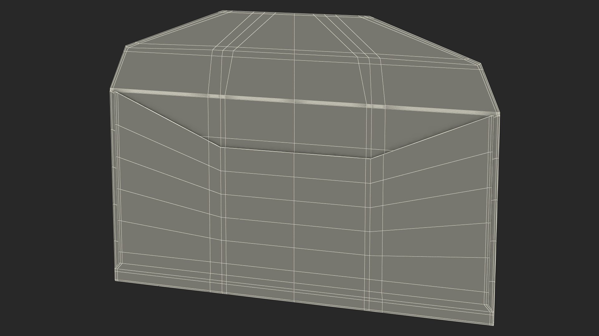 Craft Paper Trapezium Envelope 3D Model - TurboSquid 2214583