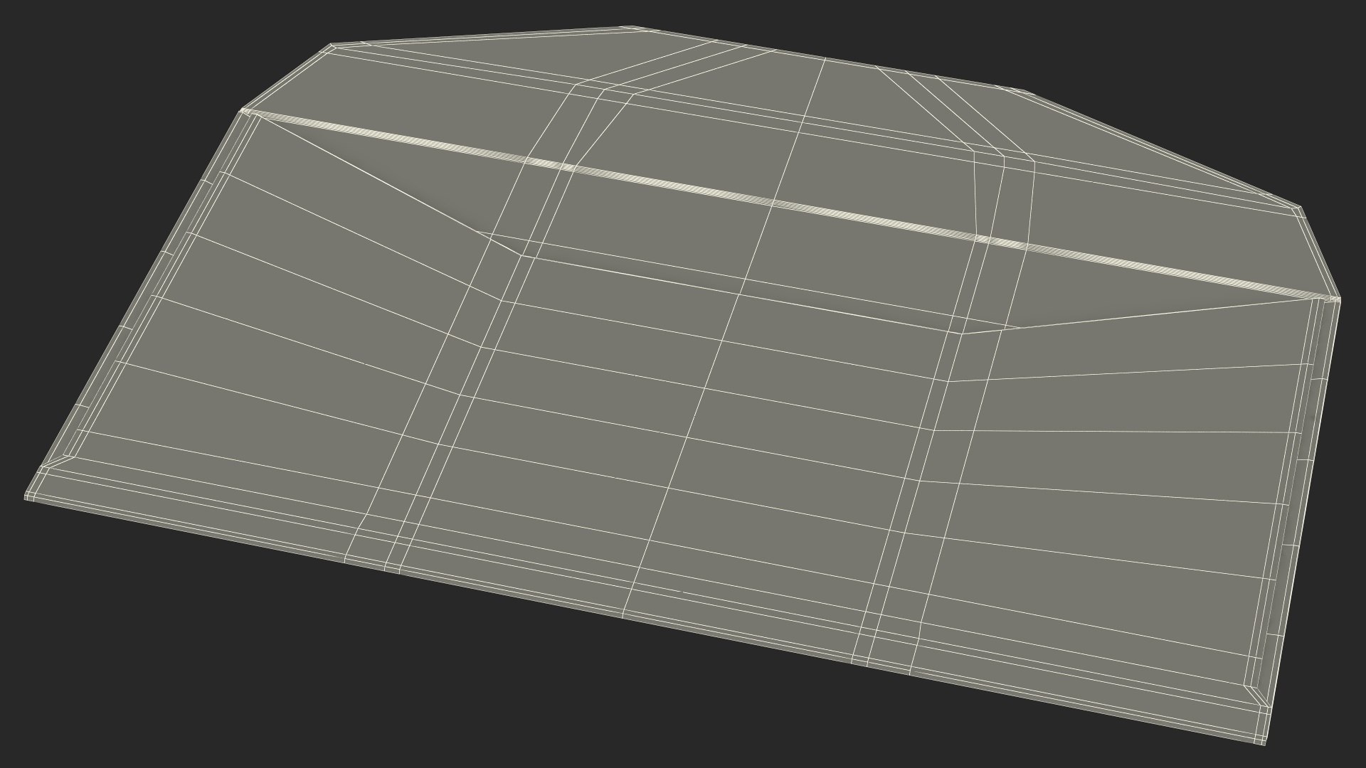 Craft Paper Trapezium Envelope 3D Model - TurboSquid 2214583