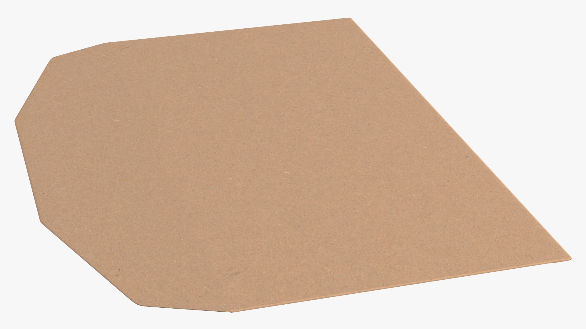 Craft Paper Trapezium Envelope 3D Model - TurboSquid 2214583