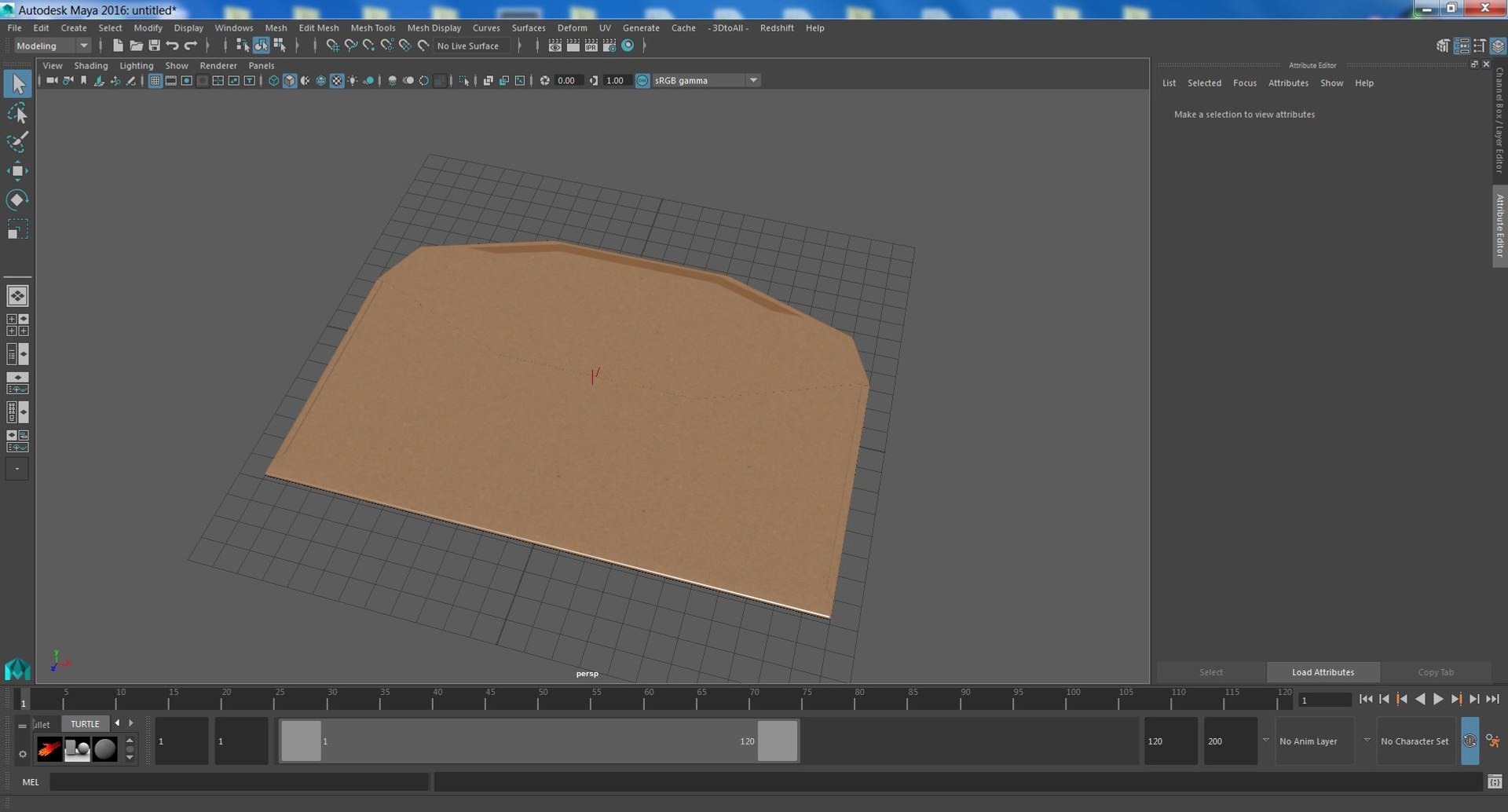 Craft Paper Trapezium Envelope 3D Model - TurboSquid 2214583