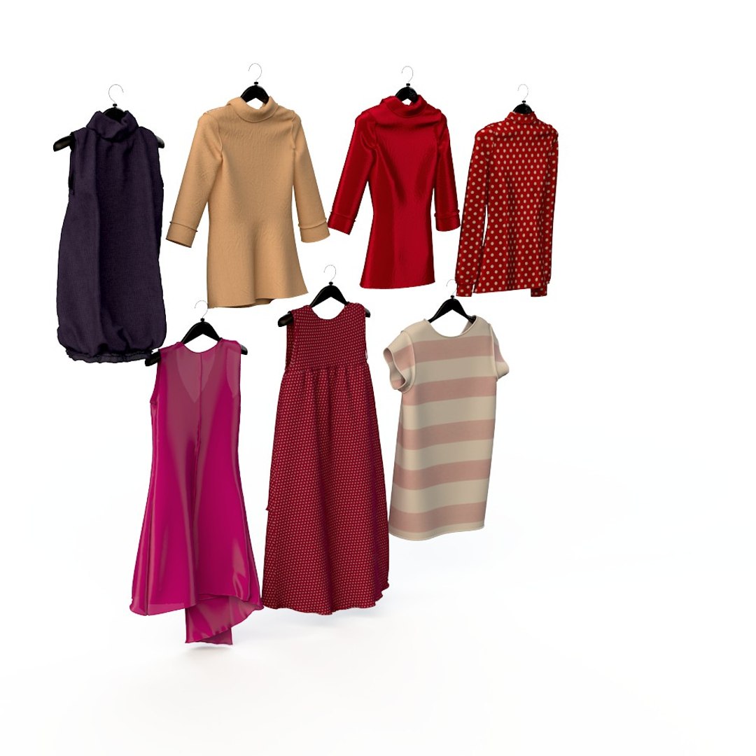 dresses clothing women s 3d max