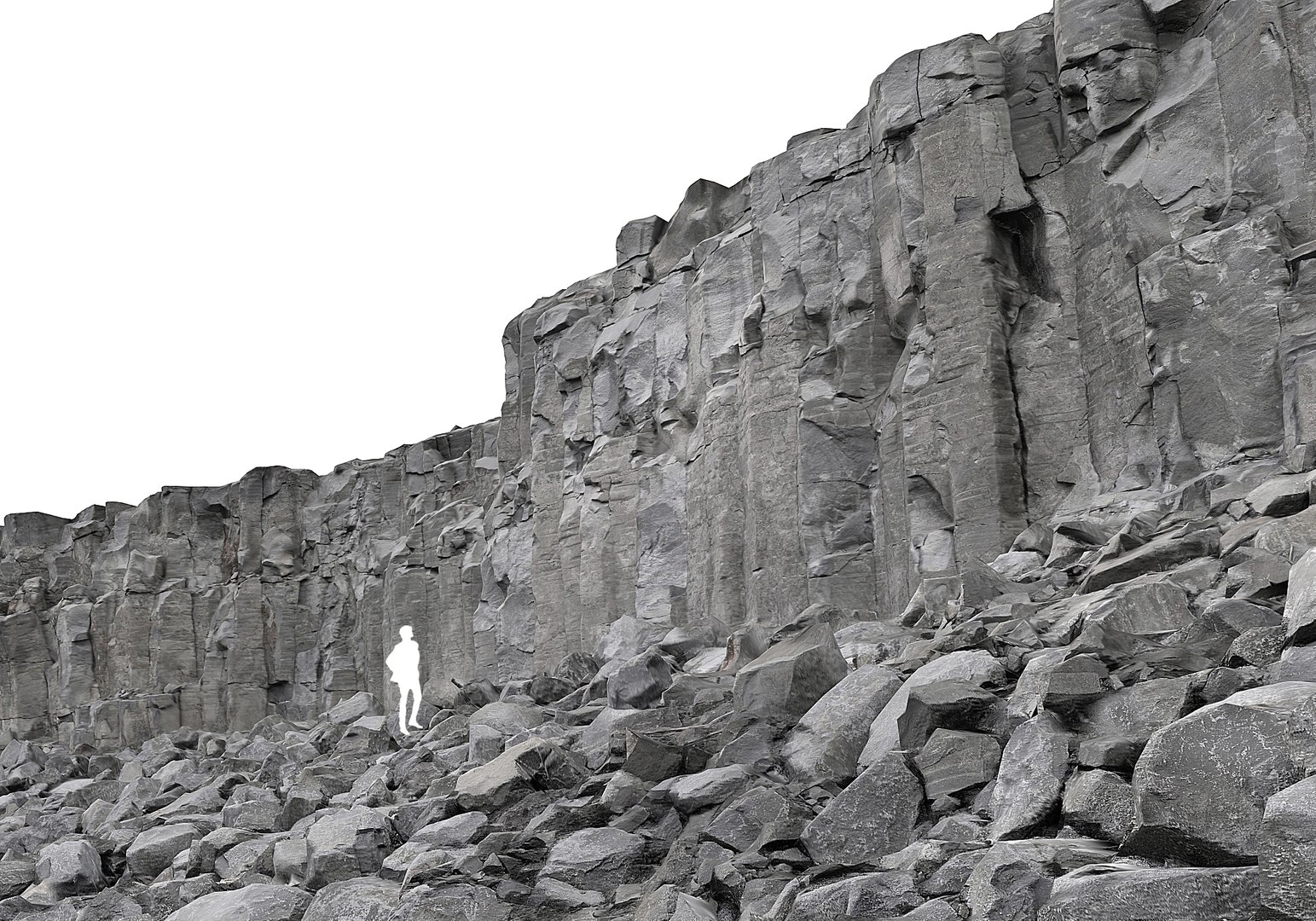 Iceland Basalt Cliff 3D Model - TurboSquid 1607661