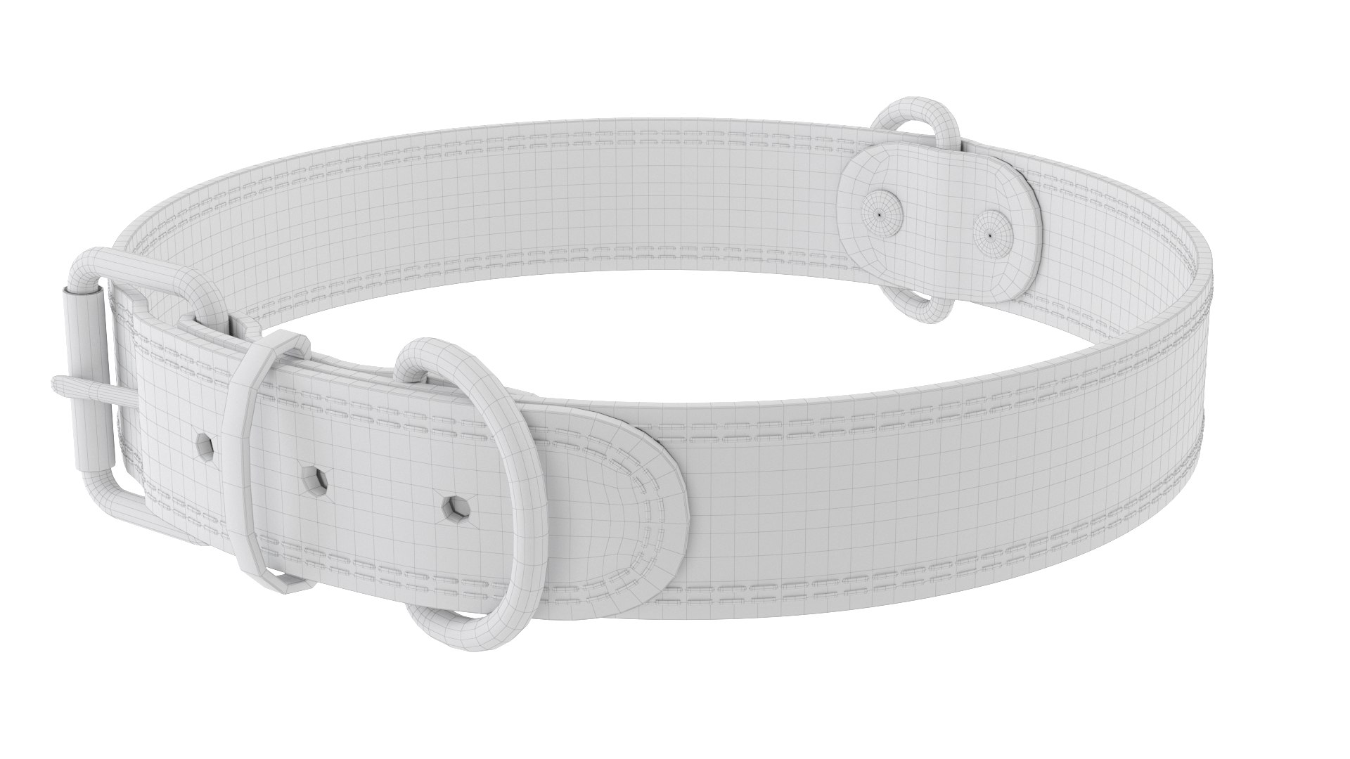 Dog Collar 3D Model - TurboSquid 1642015