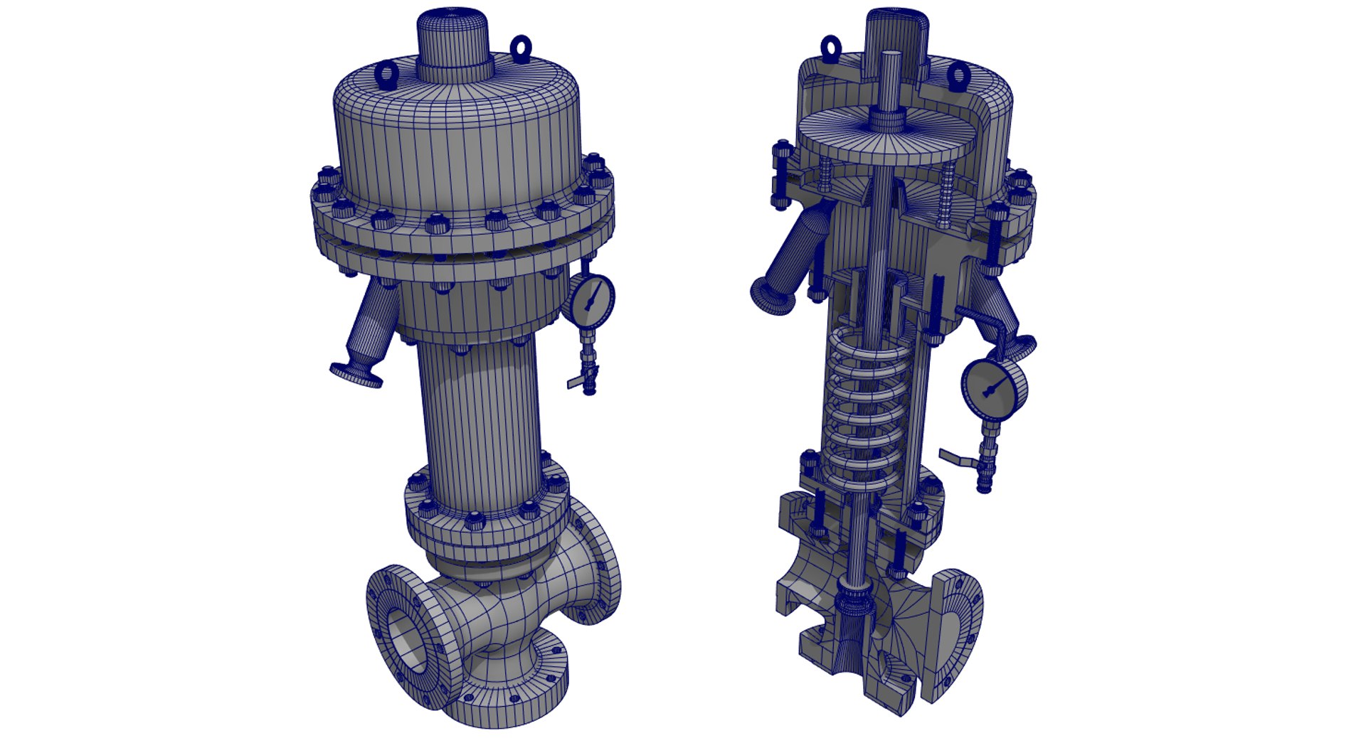 3d Control Valve 2 Model