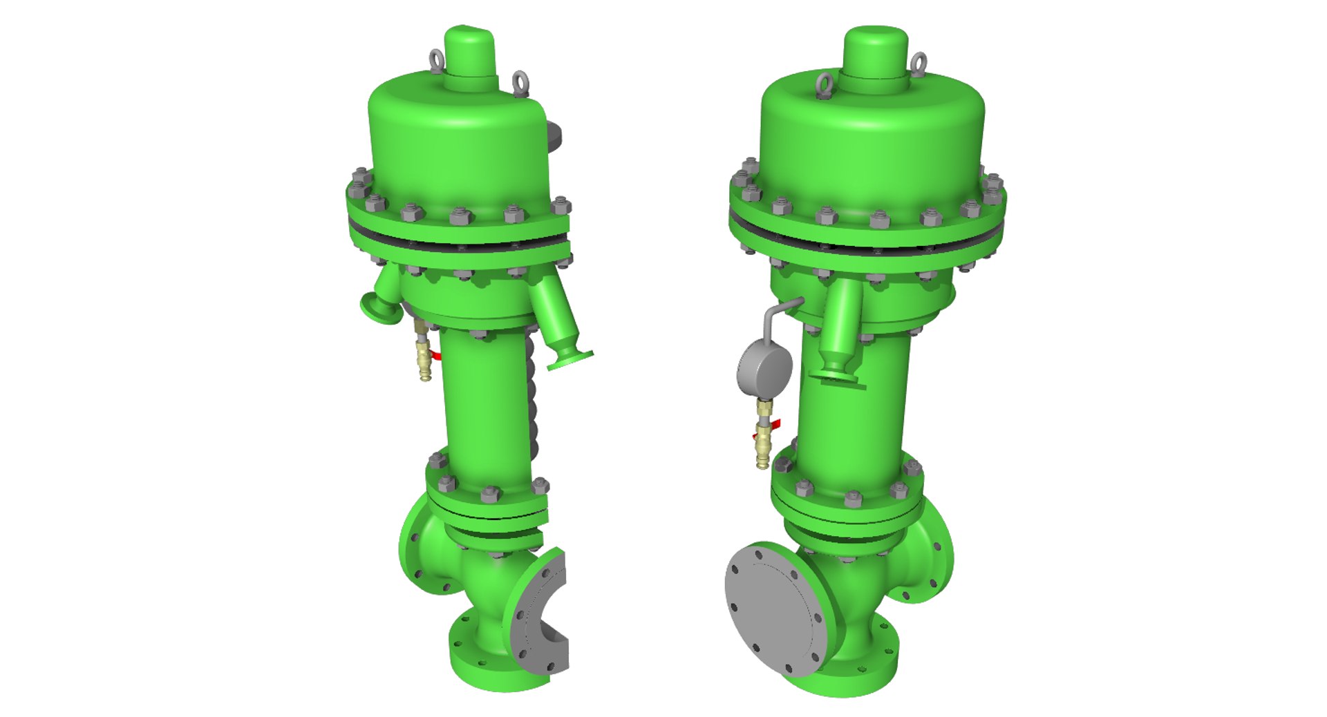 3d Control Valve 2 Model