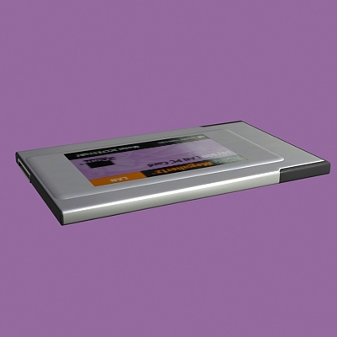 Card Laptop 3d Model