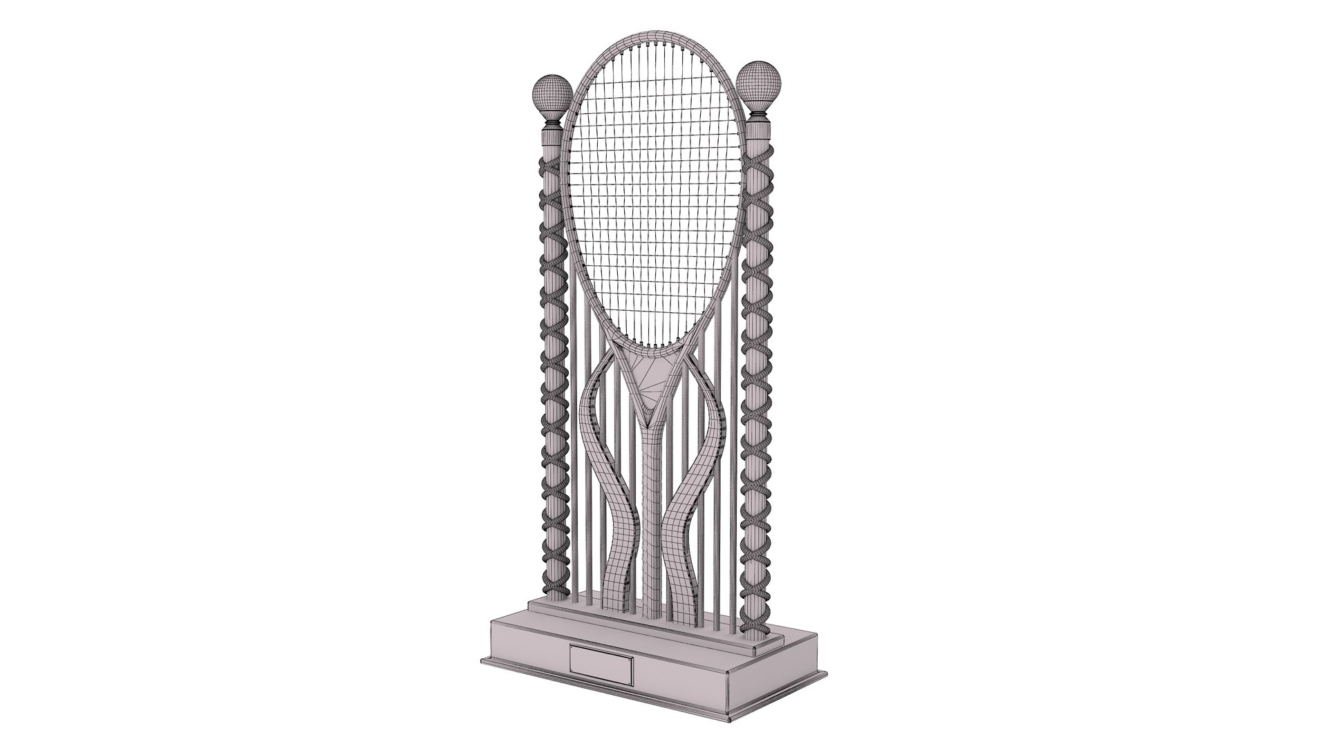 Tennis Trophy 3D Model - TurboSquid 2128664