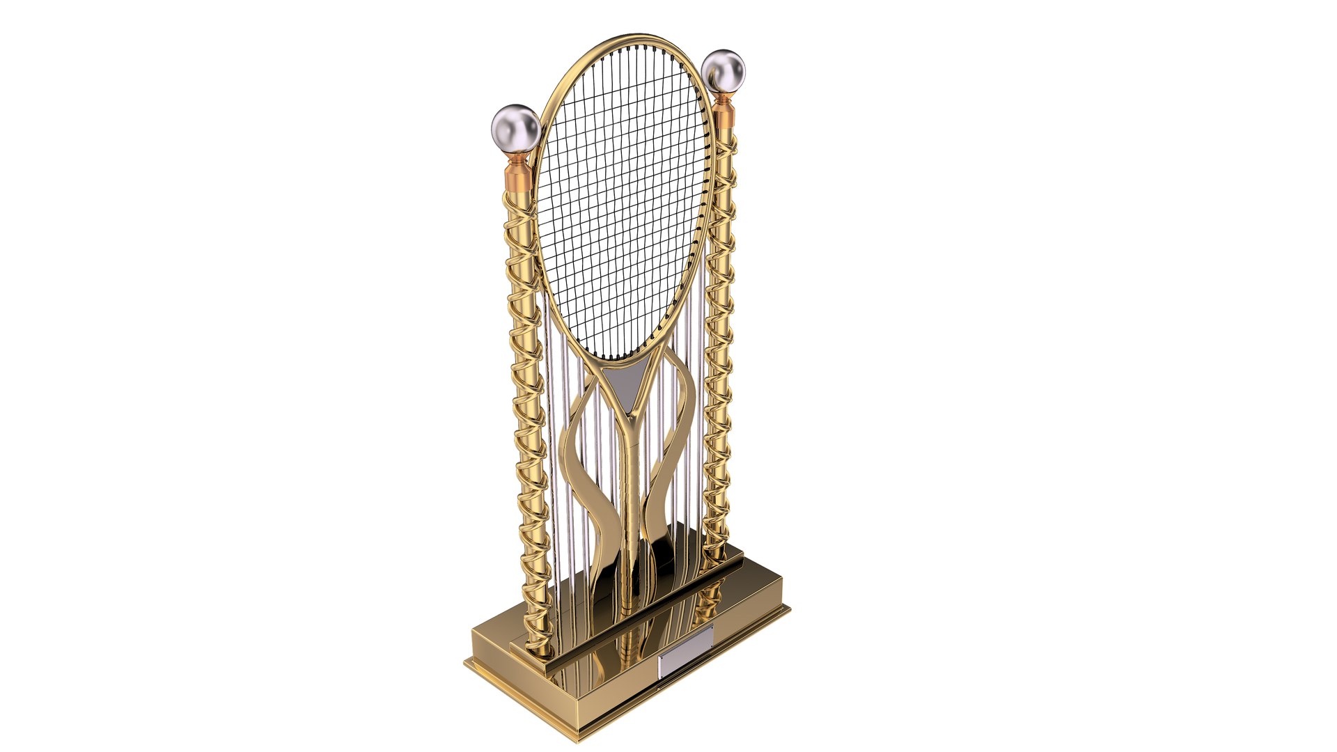 Tennis Trophy 3D Model - TurboSquid 2128664