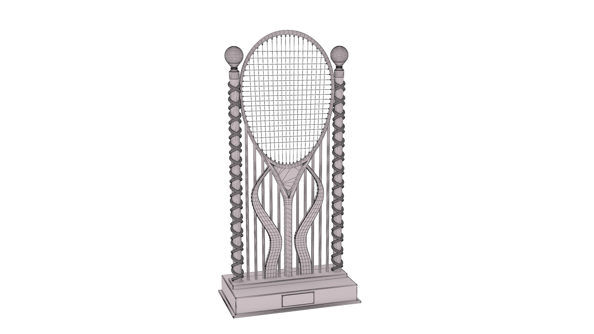 Tennis Trophy 3D Model - TurboSquid 2128664