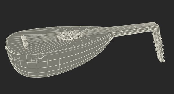 3D string instrument lute model - TurboSquid 1276524