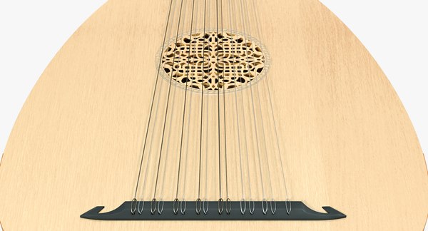 3D string instrument lute model - TurboSquid 1276524