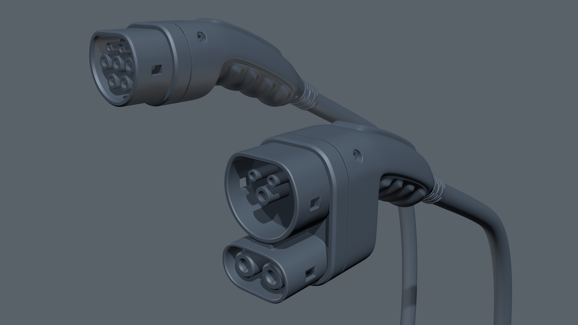 Electric Vehicle Connector 3D - TurboSquid 1600539