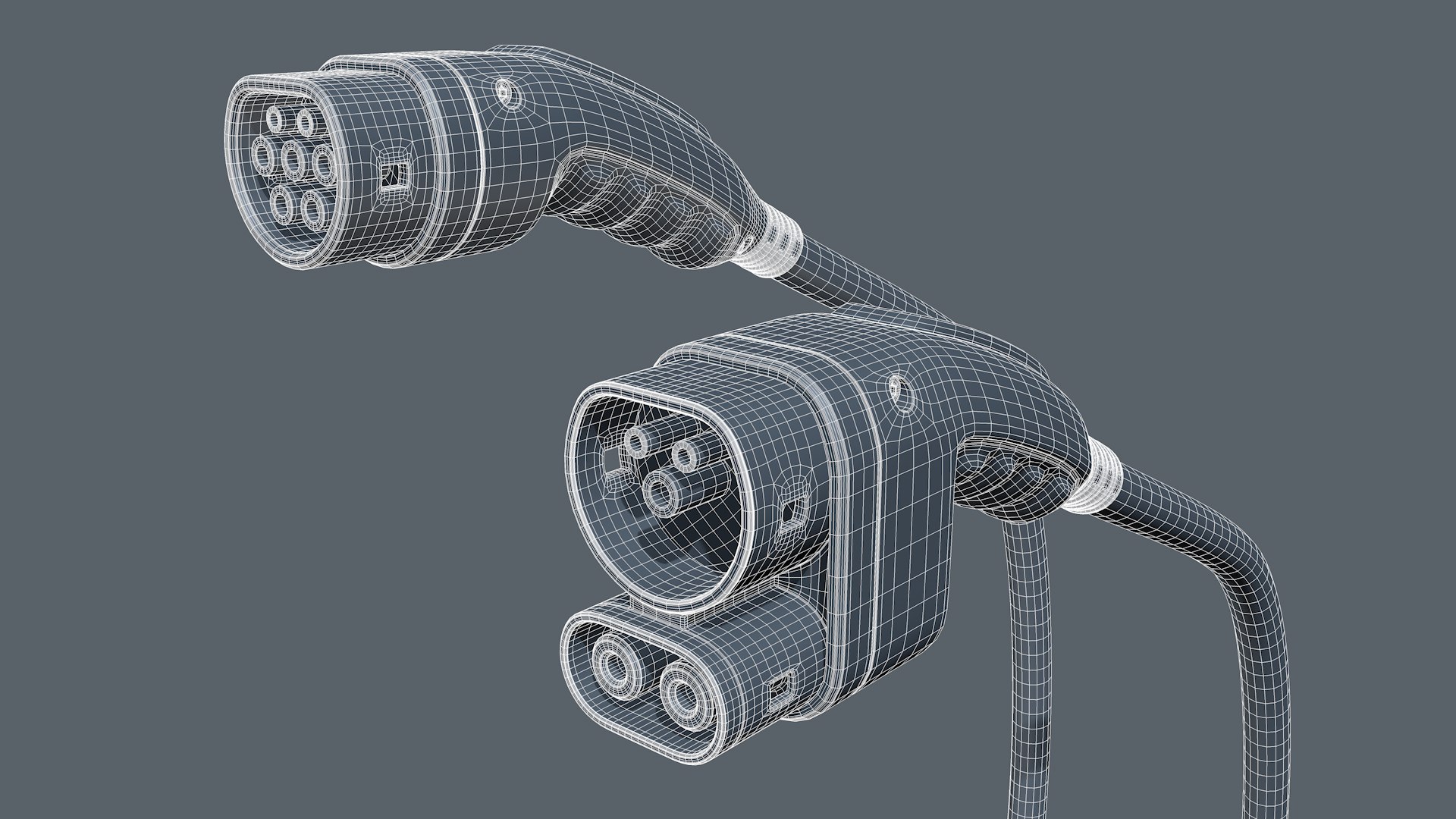Electric Vehicle Connector 3D - TurboSquid 1600539