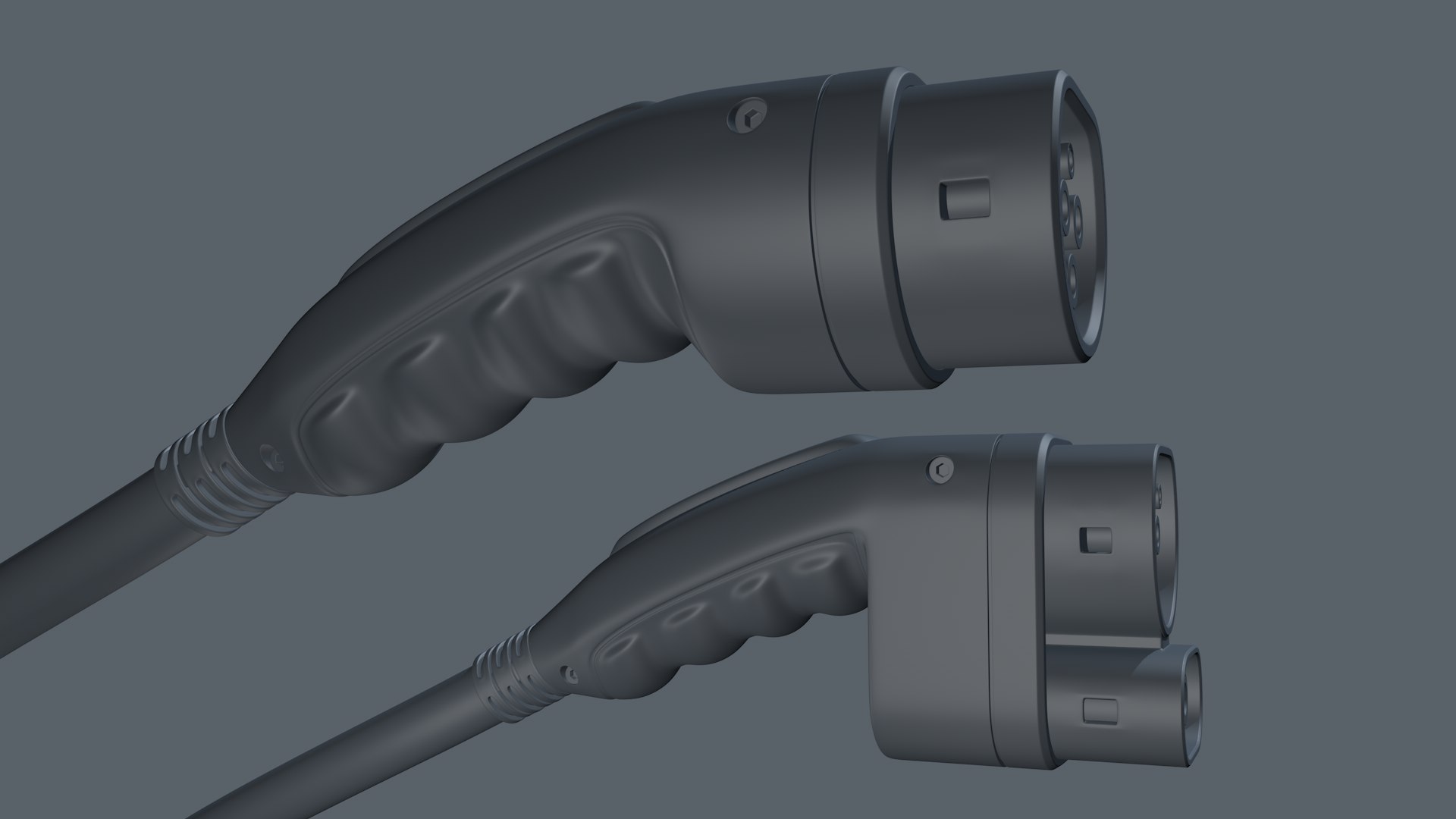 Electric Vehicle Connector 3D - TurboSquid 1600539