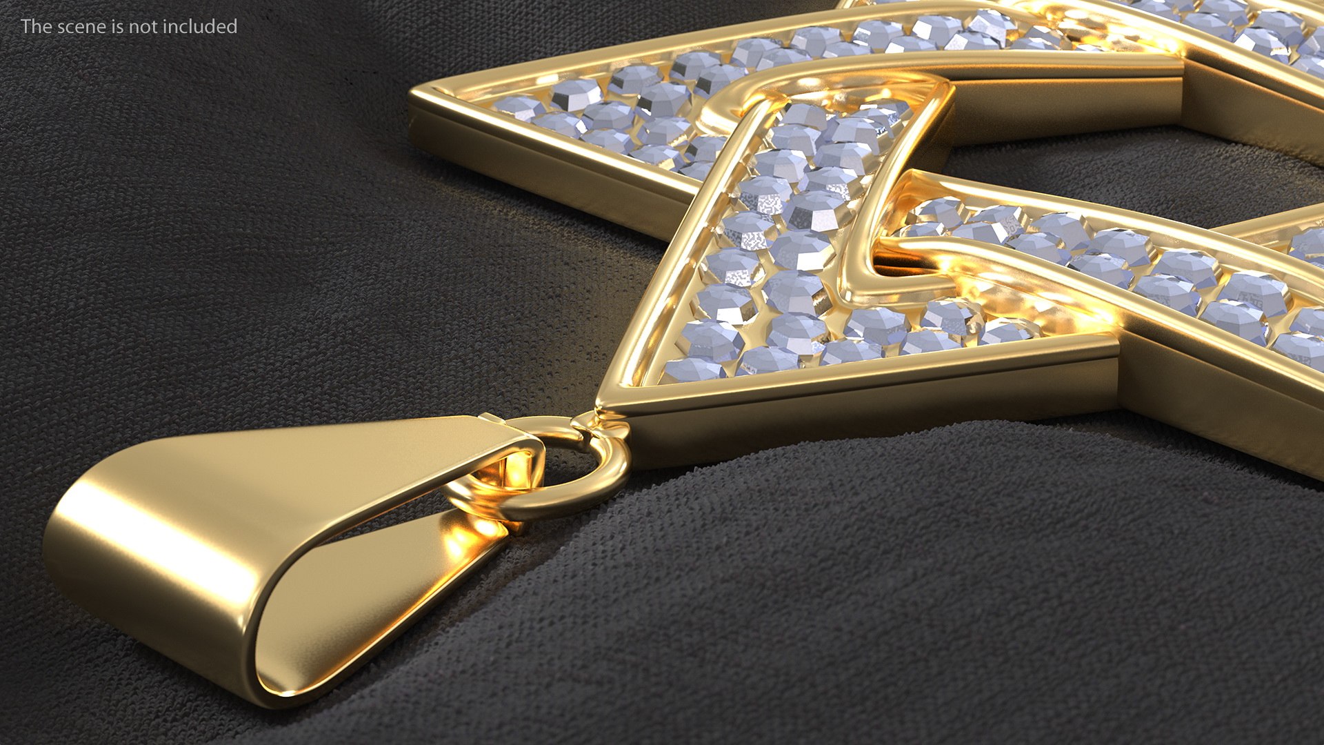 3D Star David Diamonds Gold Model - TurboSquid 1681966