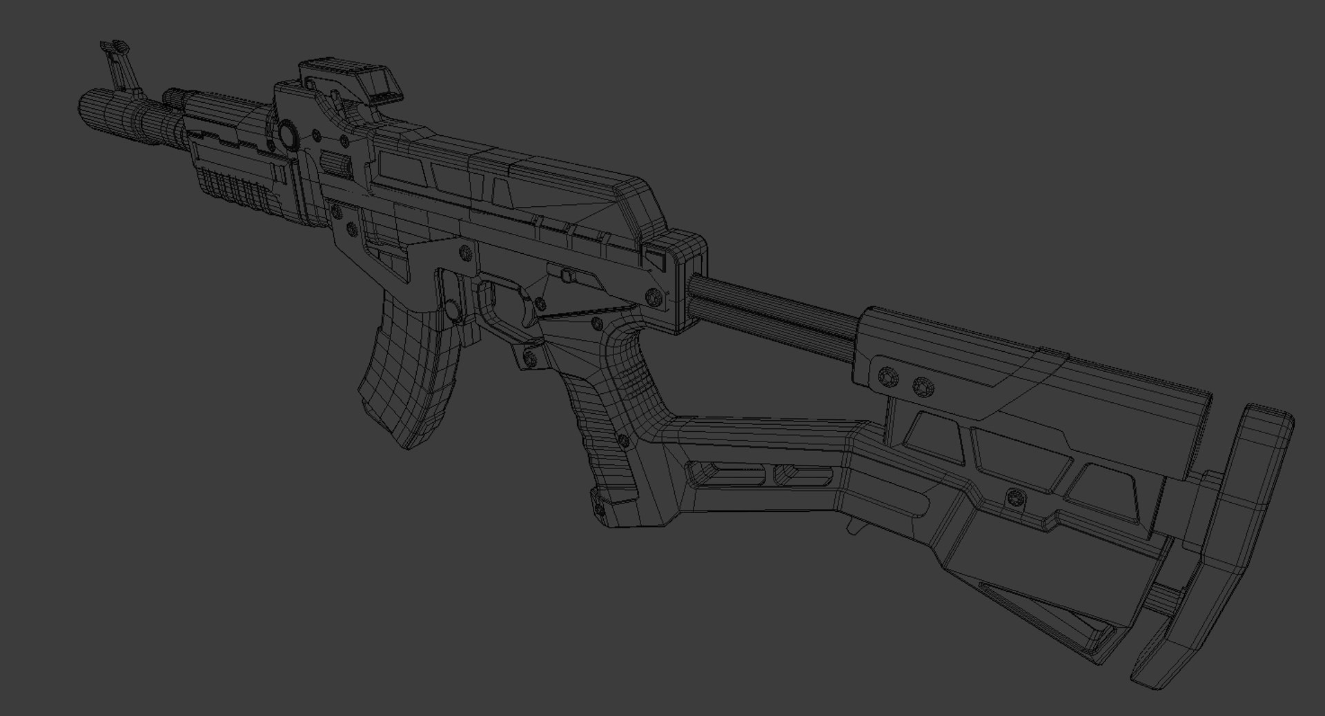 3D Tacticool Ak Gun - TurboSquid 1625958