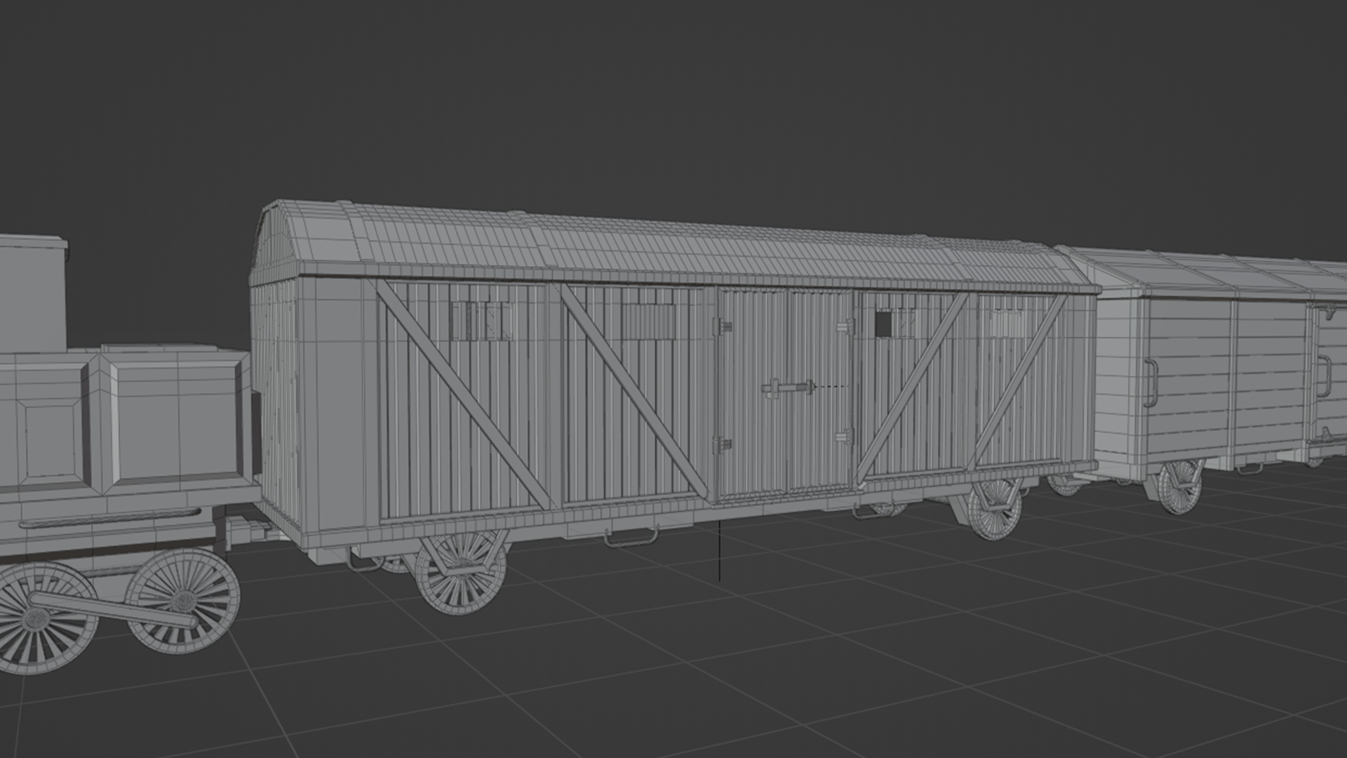 WWII German Train - DRB Class 52 Steam Locomotive model - TurboSquid ...