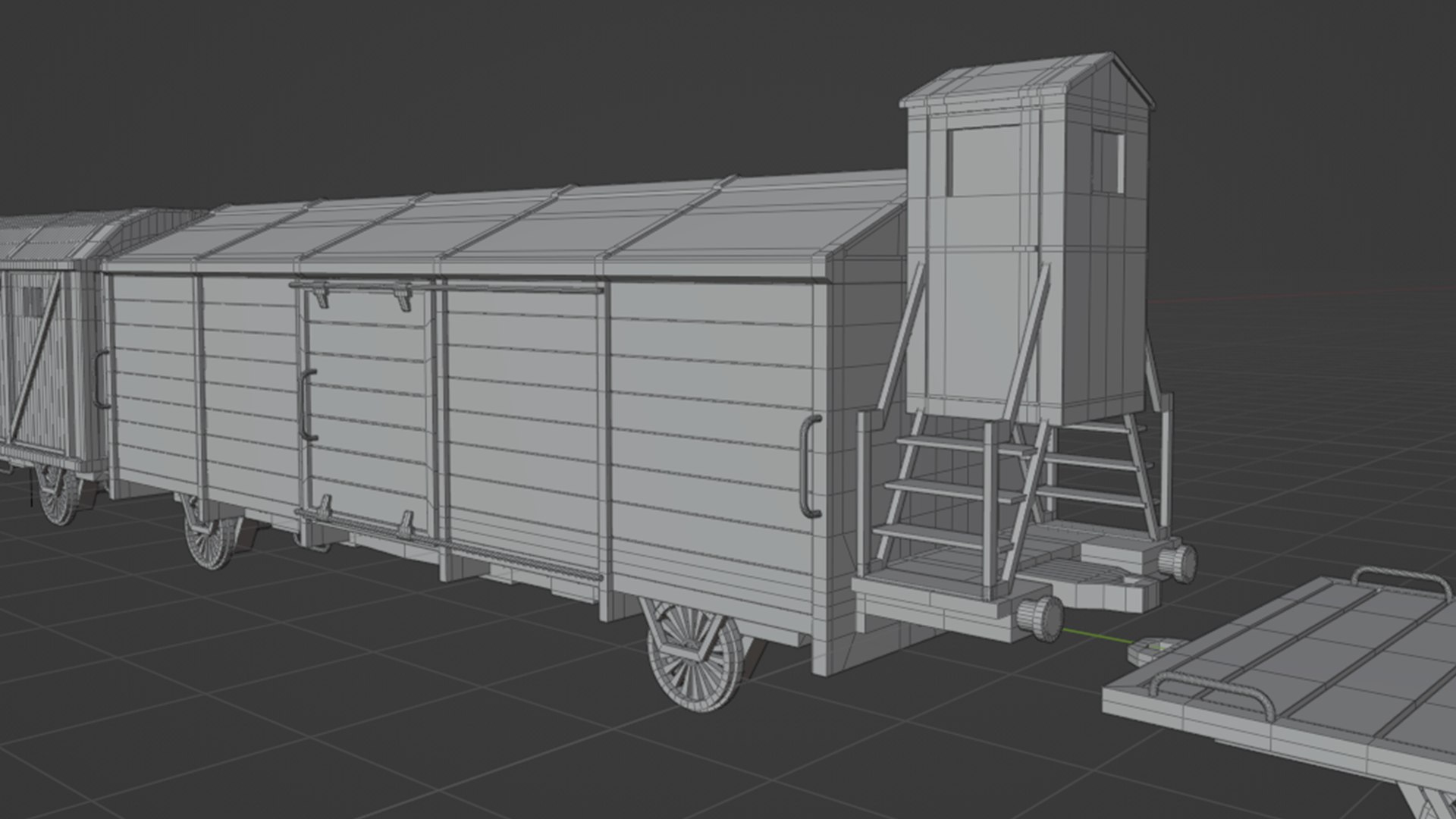 WWII German Train - DRB Class 52 Steam Locomotive Model - TurboSquid ...