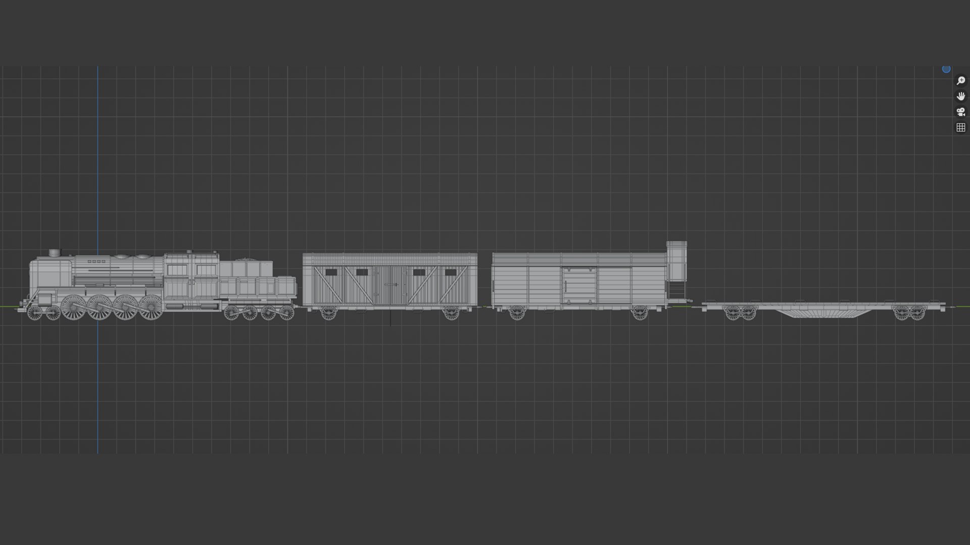 Wwii German Train Drb Class 52 Steam Locomotive Model Turbosquid