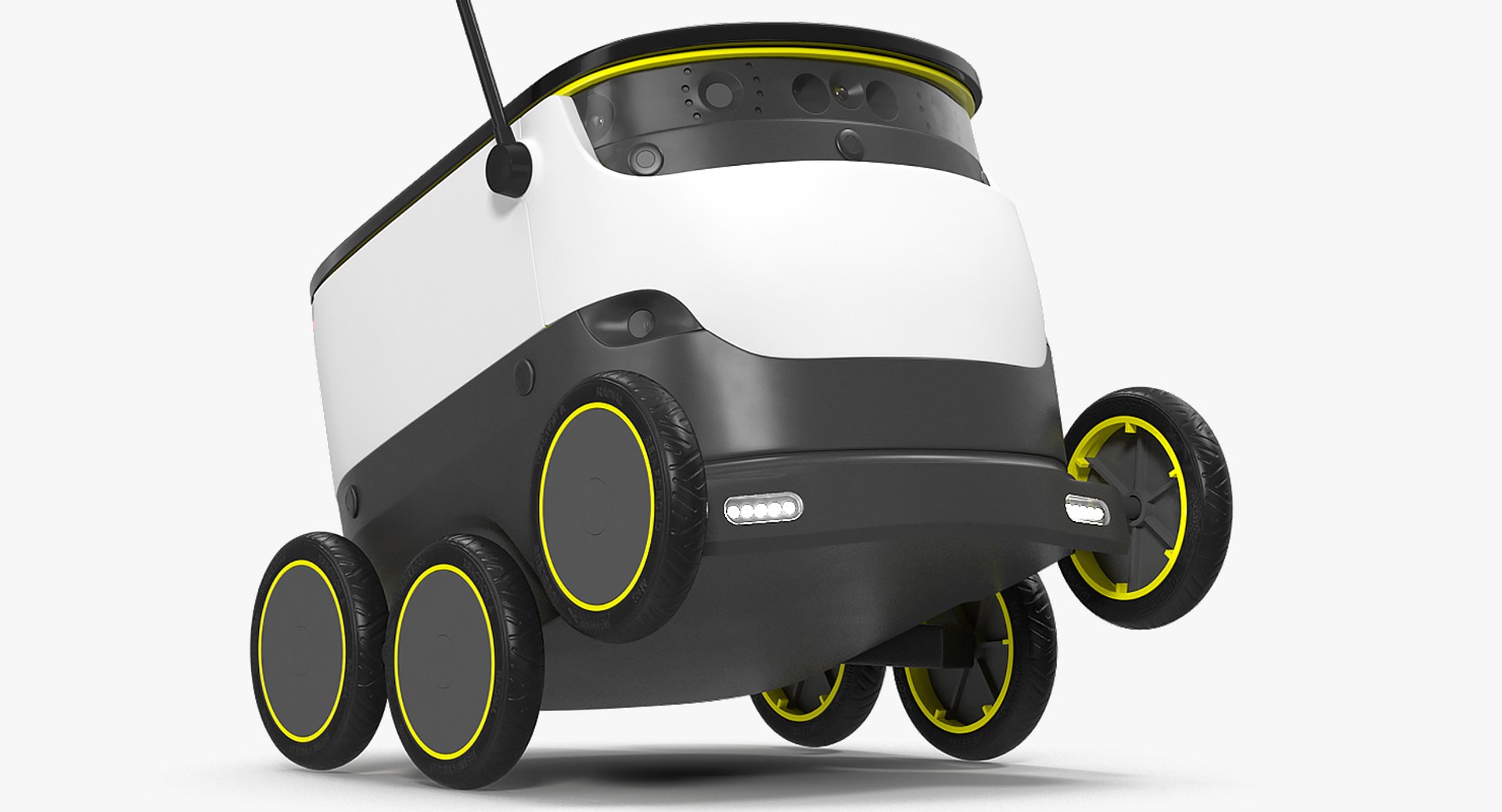 3D self-driving robot delivery rigged model - TurboSquid 1423765