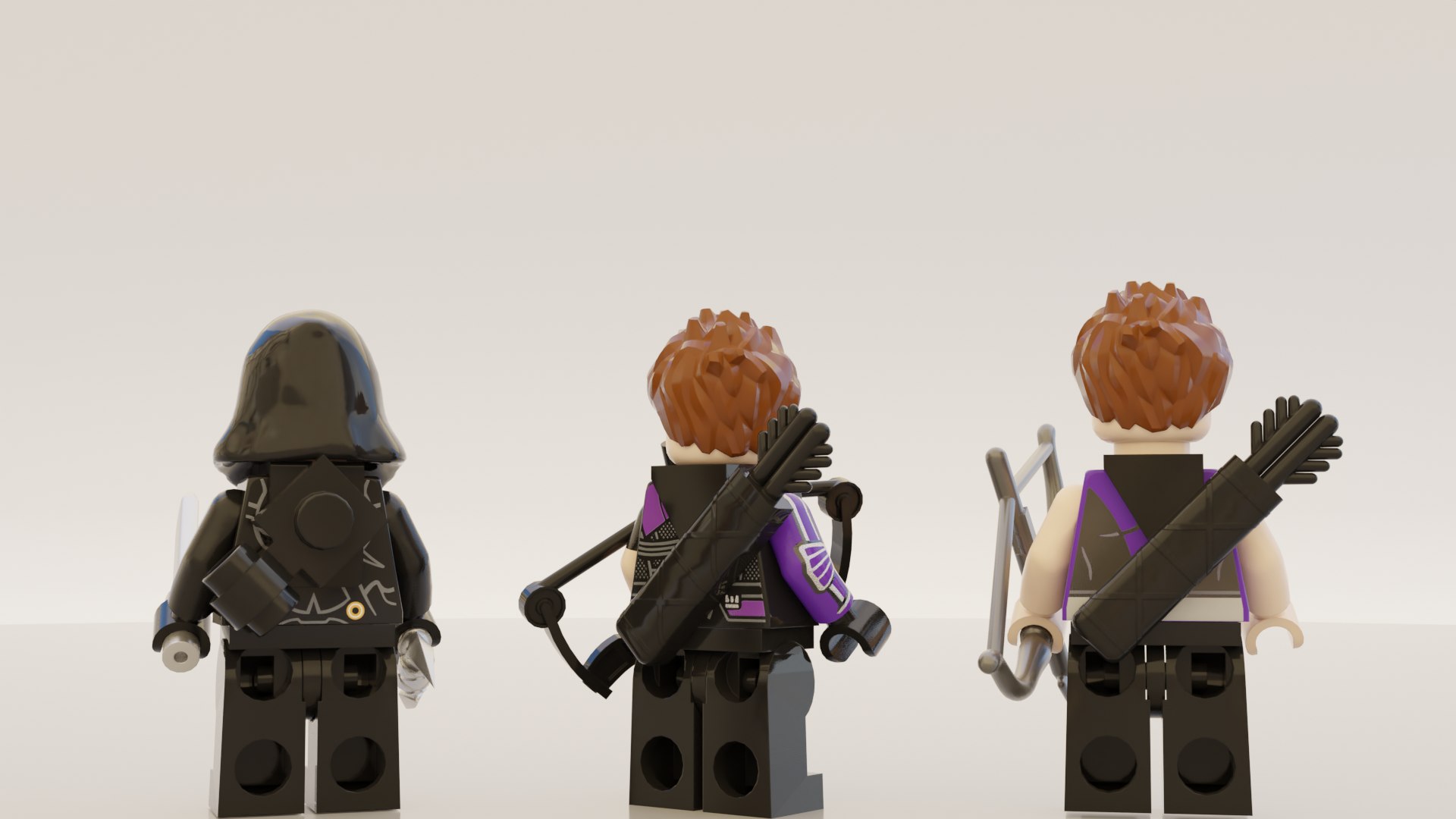 Lego Natasha Romanoff And Hawkeye Pack Model - TurboSquid 1988361