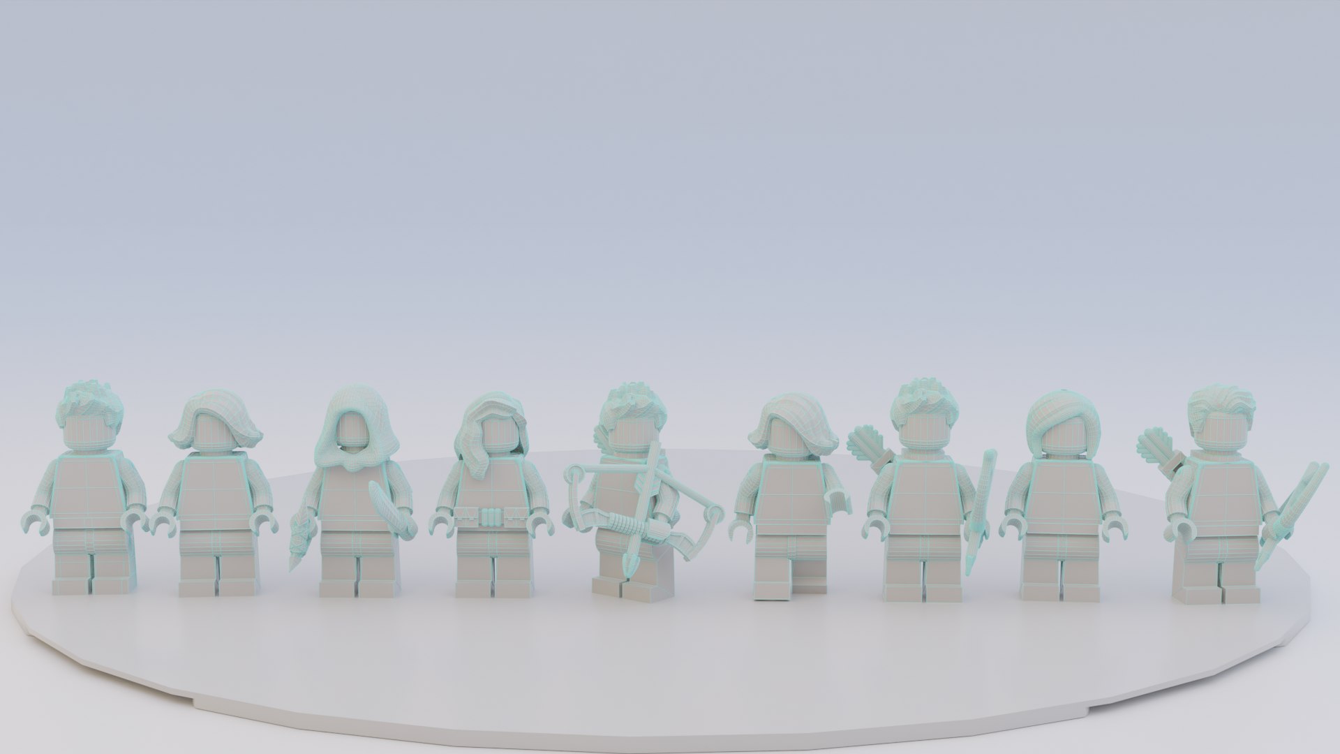 Lego Natasha Romanoff And Hawkeye Pack Model - TurboSquid 1988361