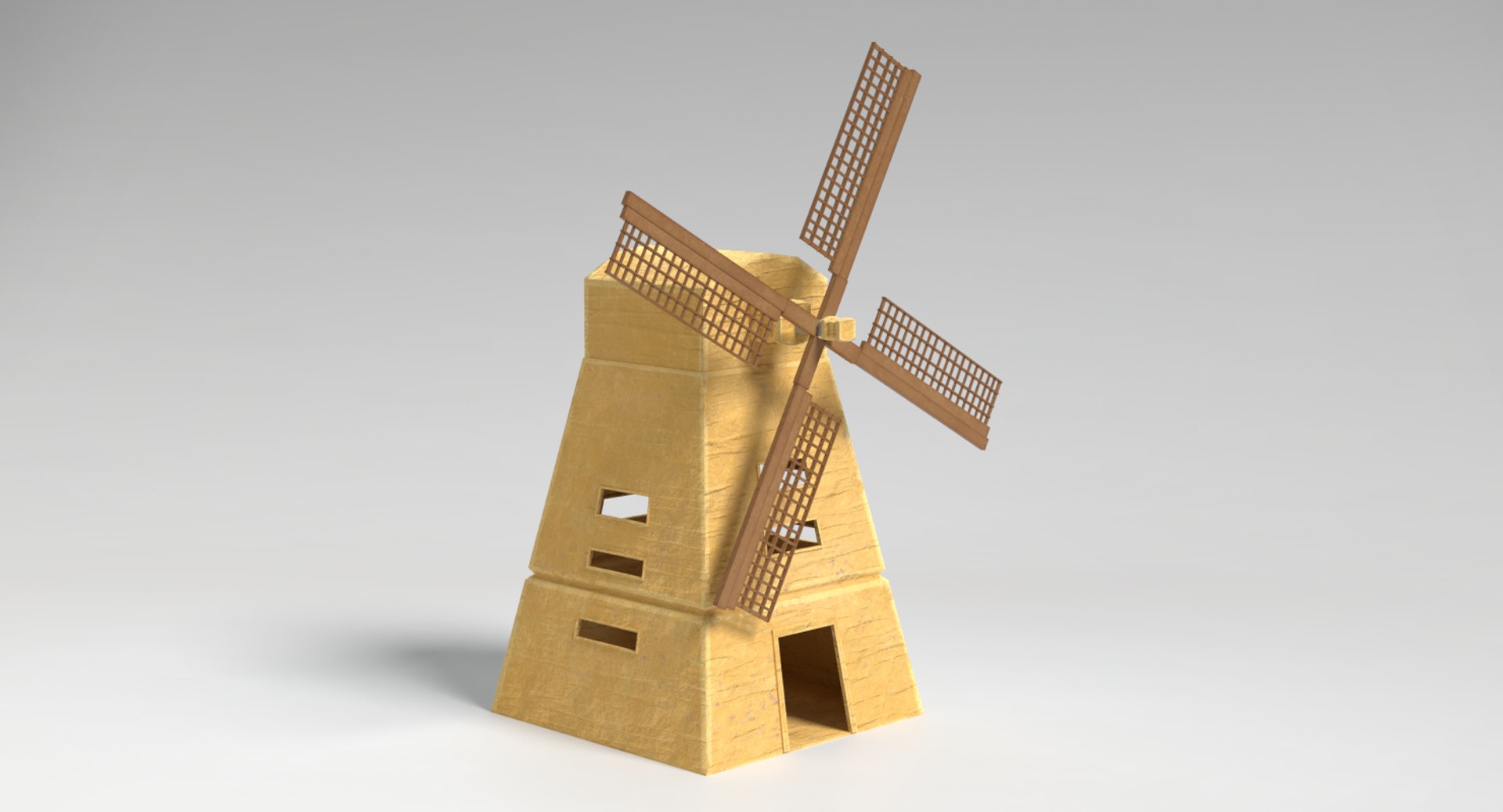 Egyptian Windmill 3D Model - TurboSquid 1207131