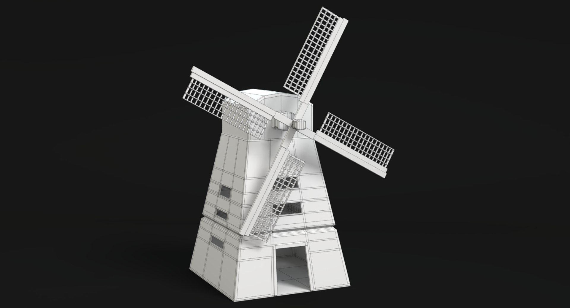 Egyptian Windmill 3D Model - TurboSquid 1207131