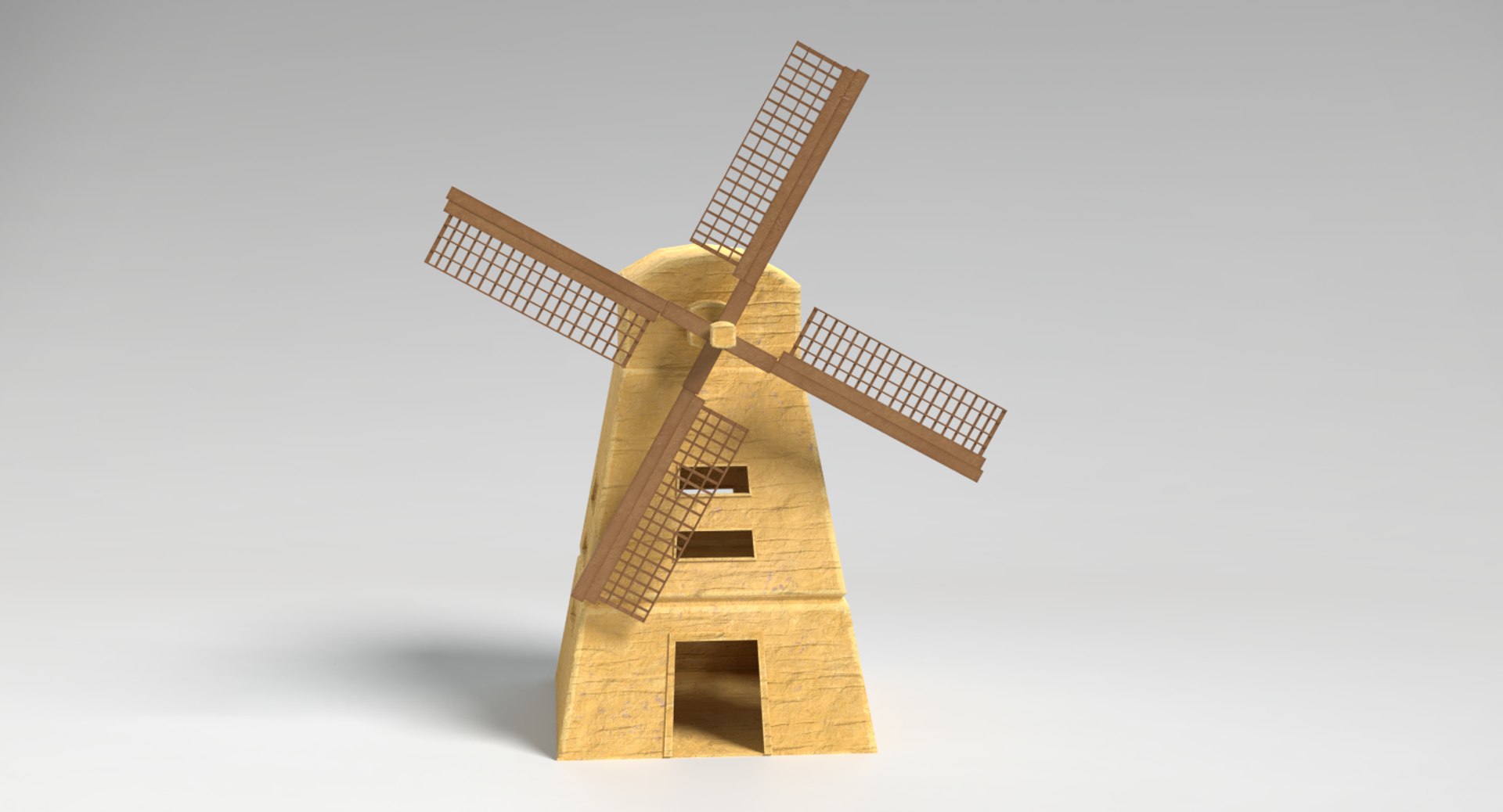 Egyptian Windmill 3D Model - TurboSquid 1207131
