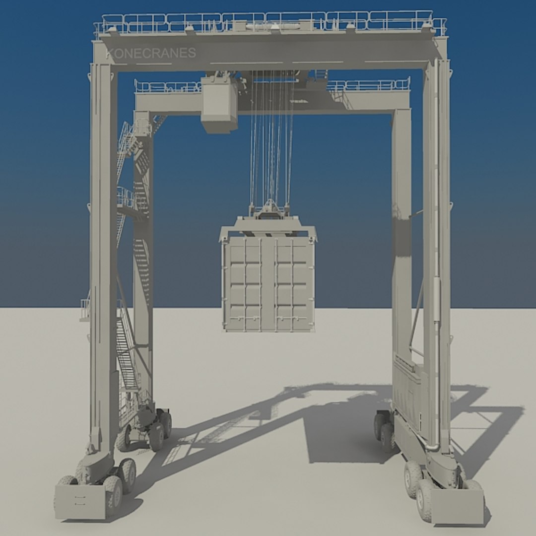 Rtg Crane 3d Model