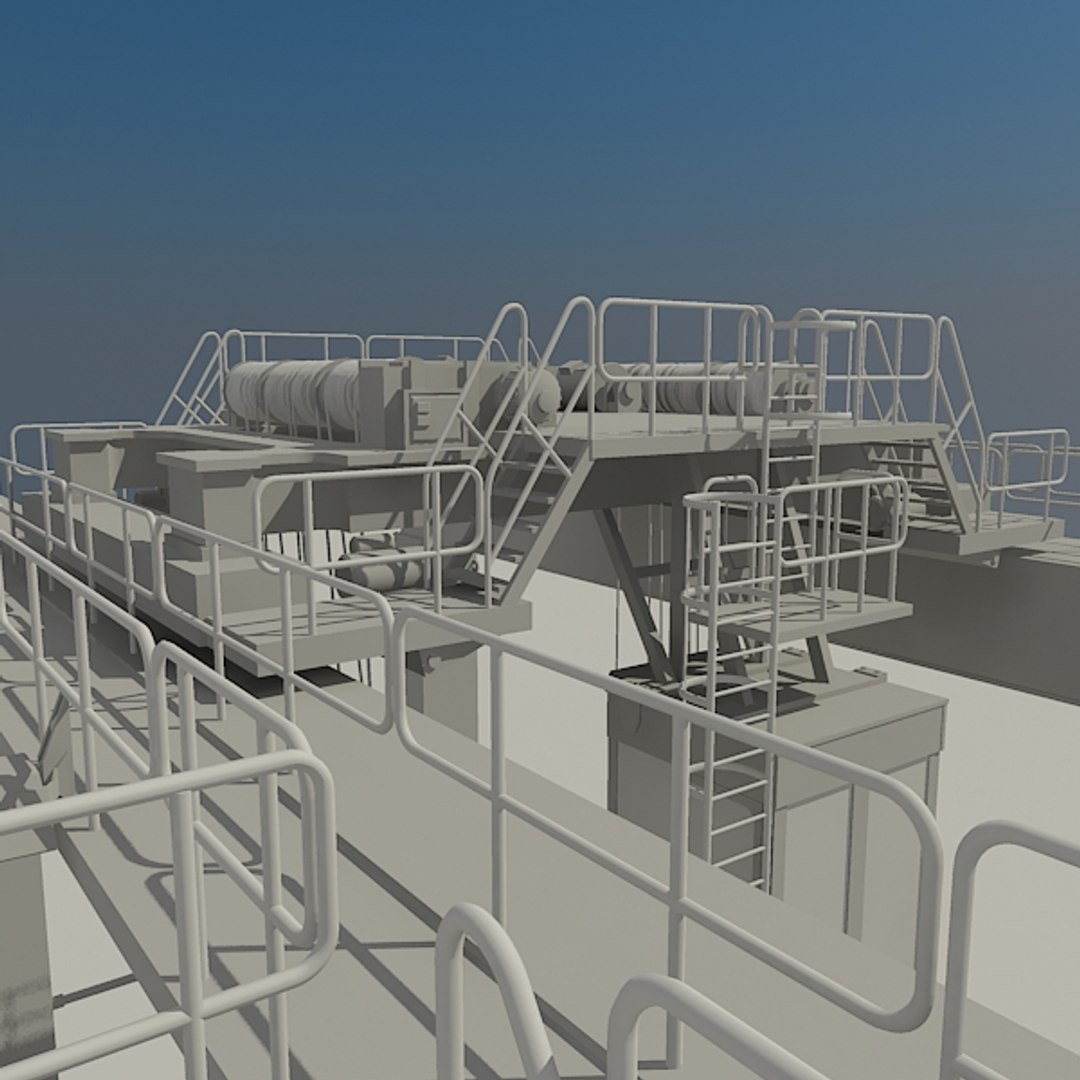 Rtg Crane 3d Model