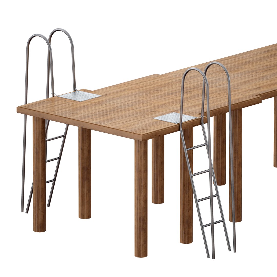 Coastal Wooden Jetty 3D Model - TurboSquid 1972573