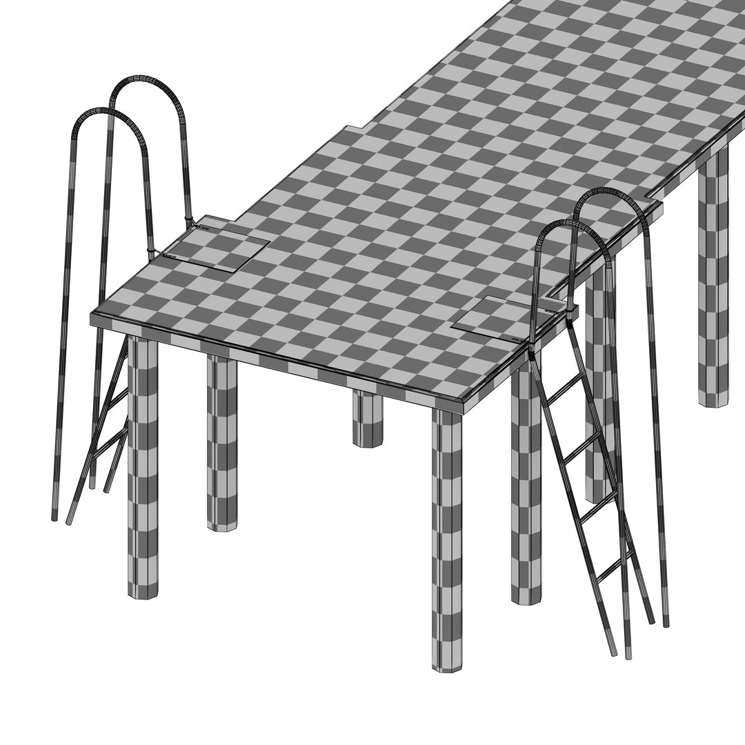 Coastal Wooden Jetty 3D Model - TurboSquid 1972573