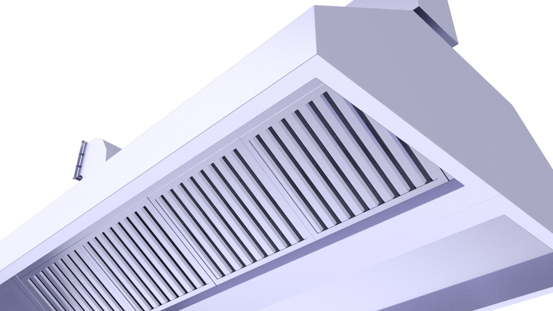 Island Commercial Kitchen Chimney 3D Model 17 3D model - TurboSquid 1779386