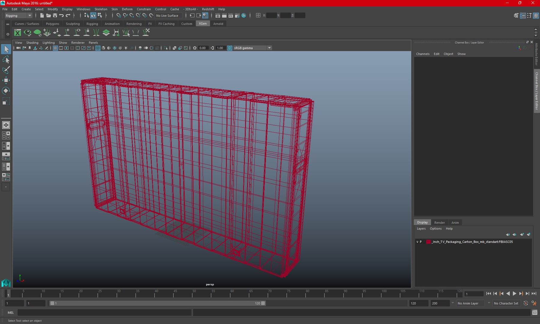 Cardboard Packaging Box 55 Inch TV 3D model - TurboSquid 2123533