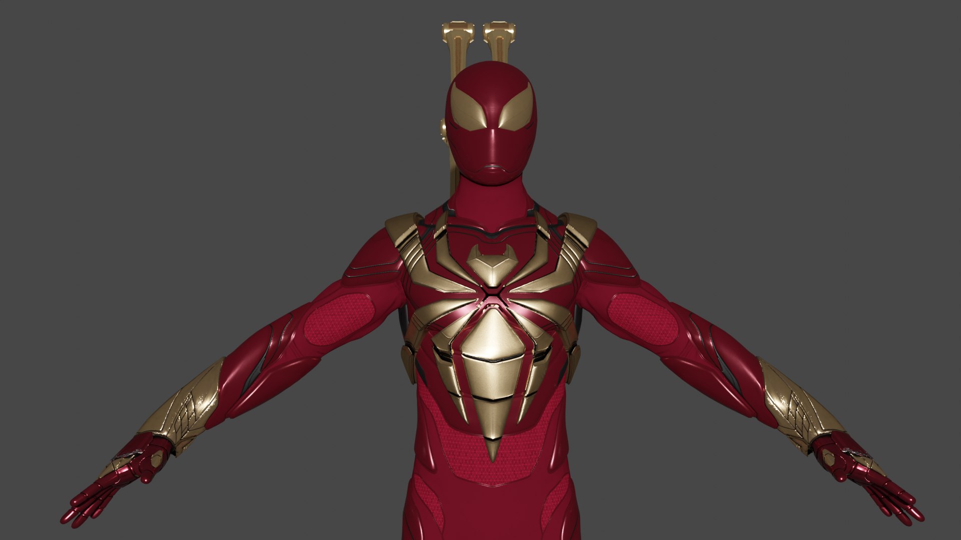3D Iron Spider - TurboSquid 2187416