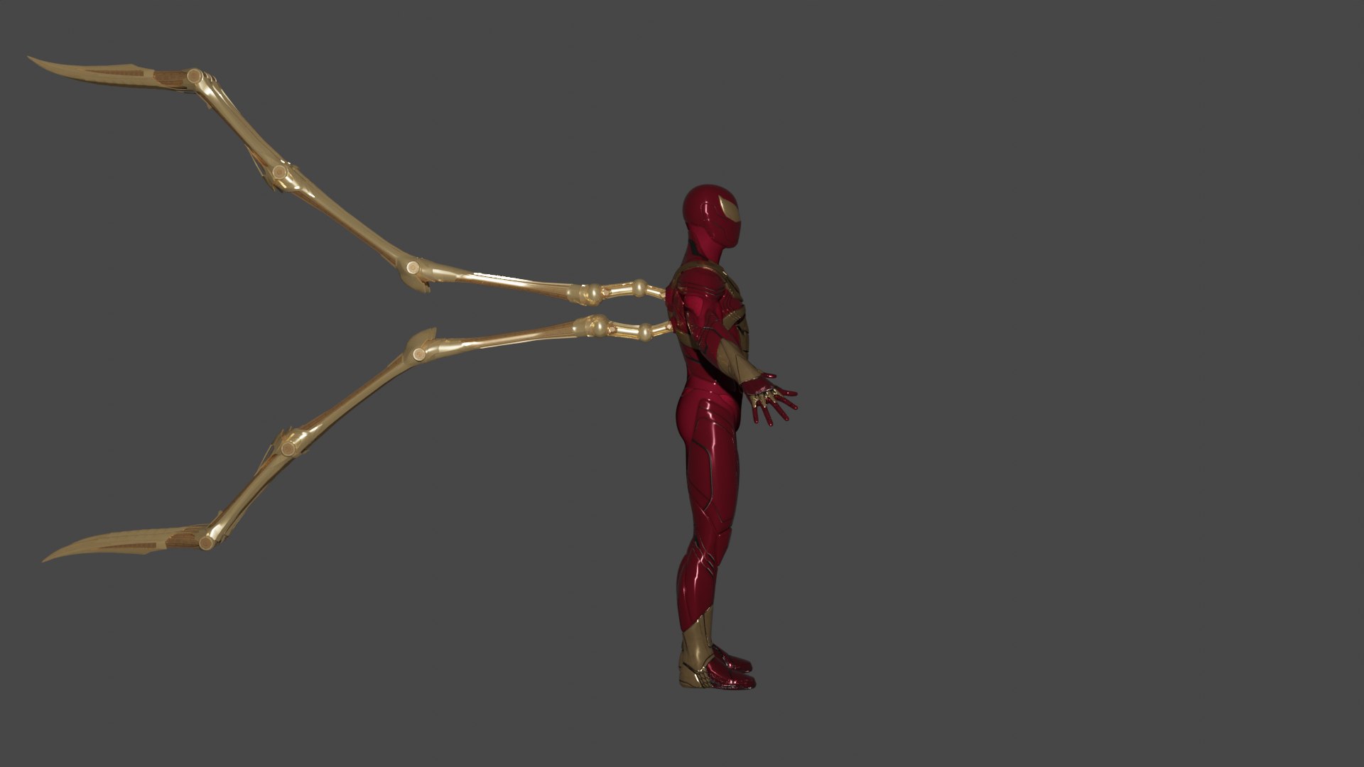 3D Iron Spider - TurboSquid 2187416