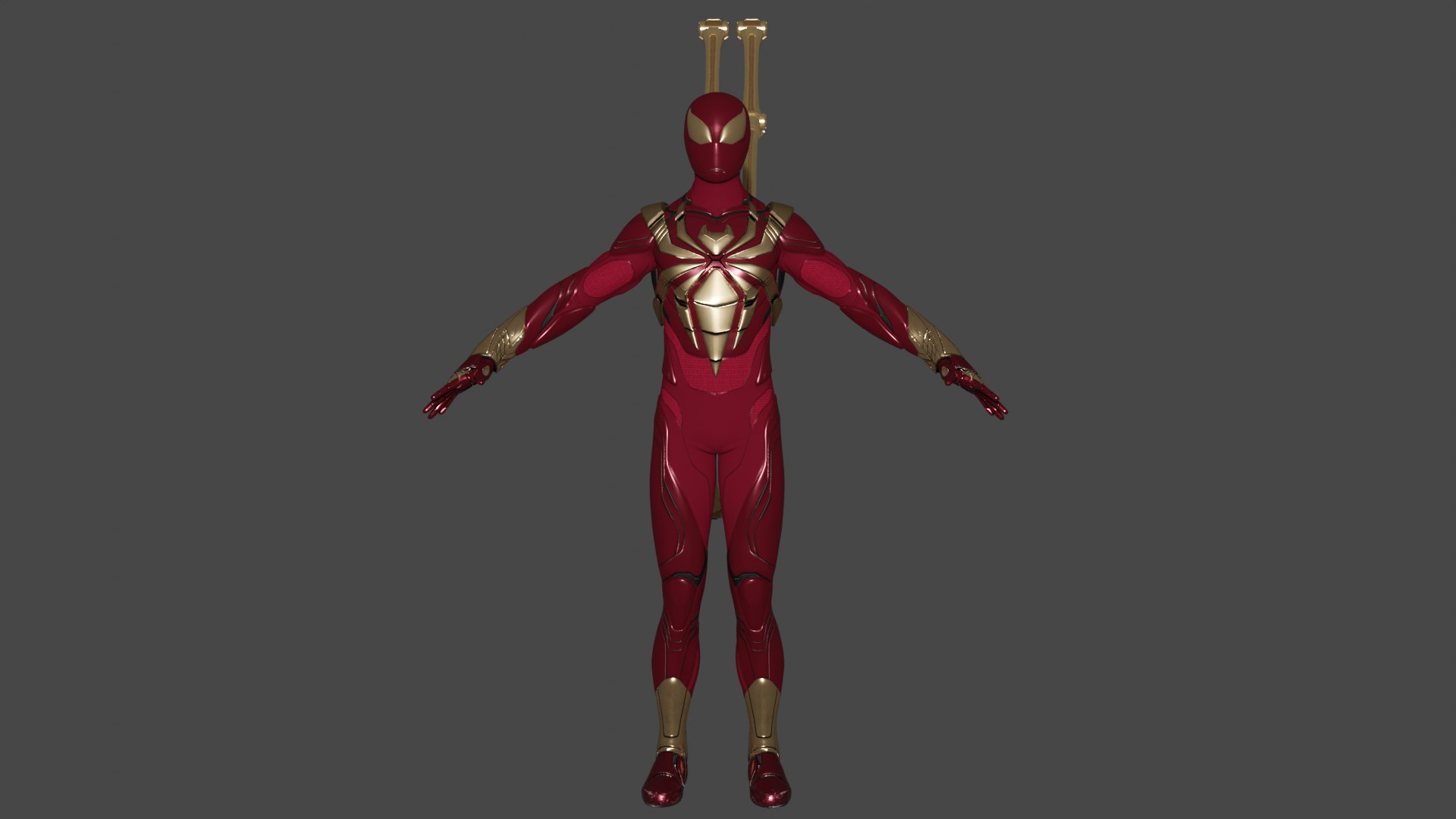3D Iron Spider - TurboSquid 2187416