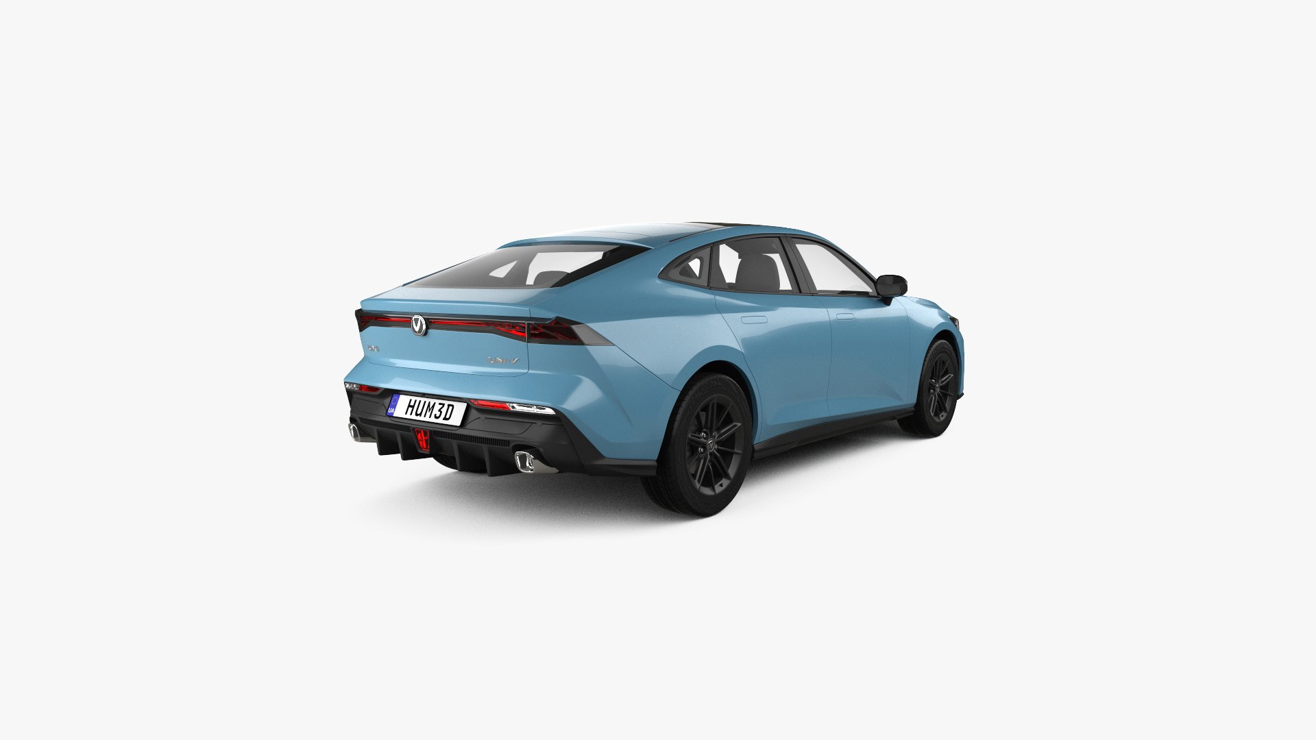 Changan Uni-V 2022 3D Model - TurboSquid 2015488