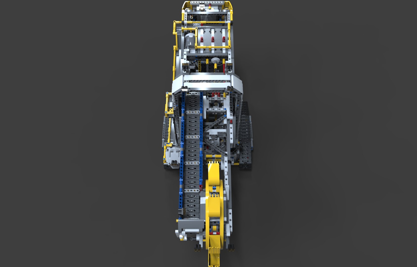 3D wheel excavator lego - TurboSquid 1297346