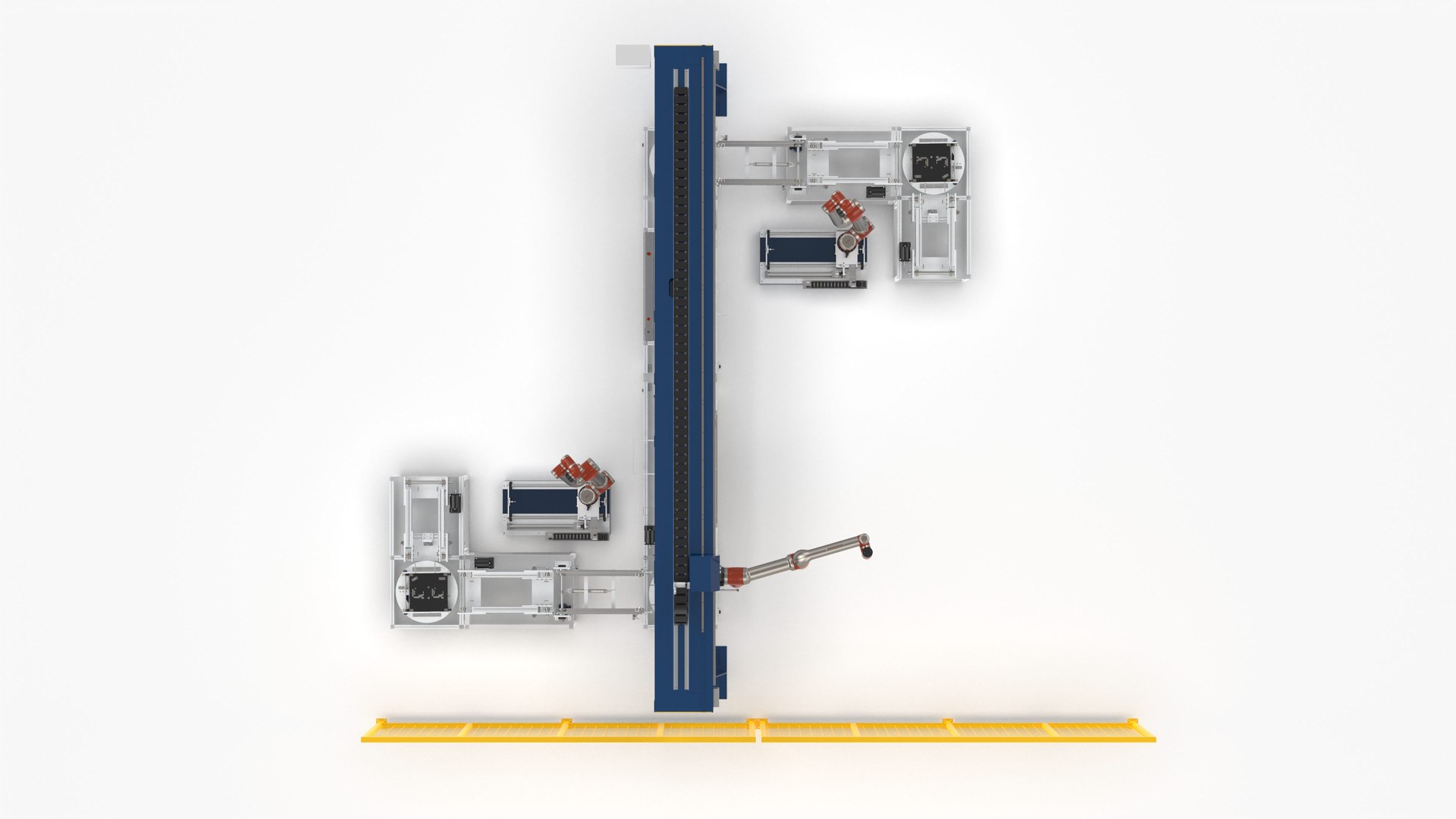 3D Automatic Conveyor Assembly Line Model - TurboSquid 2066001