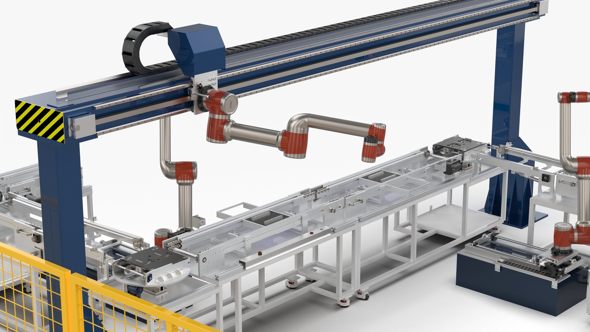 3D Automatic Conveyor Assembly Line Model - TurboSquid 2066001