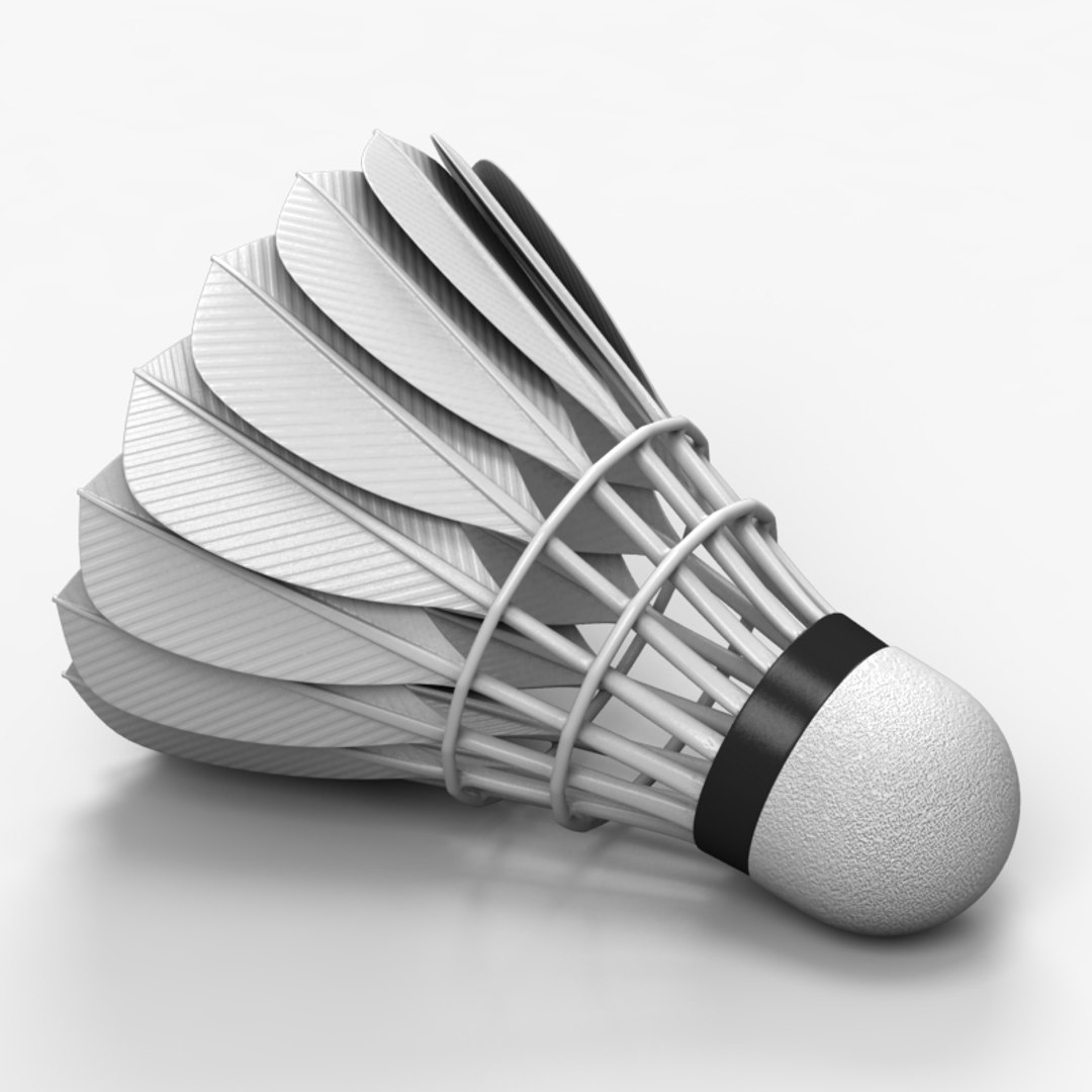 3d Feather Shuttlecock