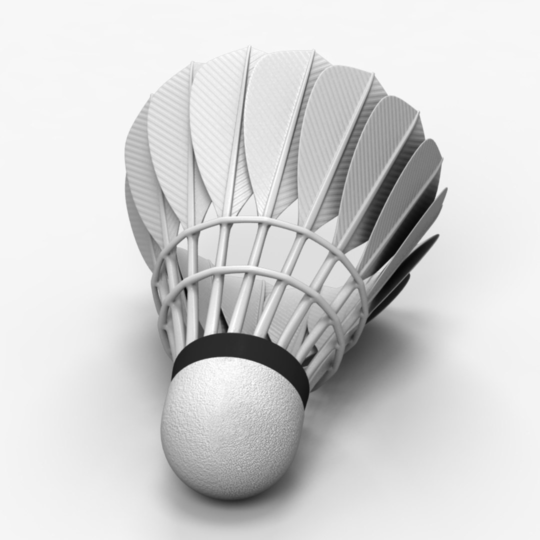 3d Feather Shuttlecock