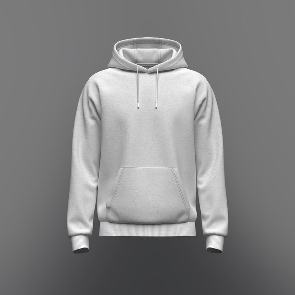 modèle 3D de Sweat à capuche Raglan pour homme modèle 3D - TurboSquid ...