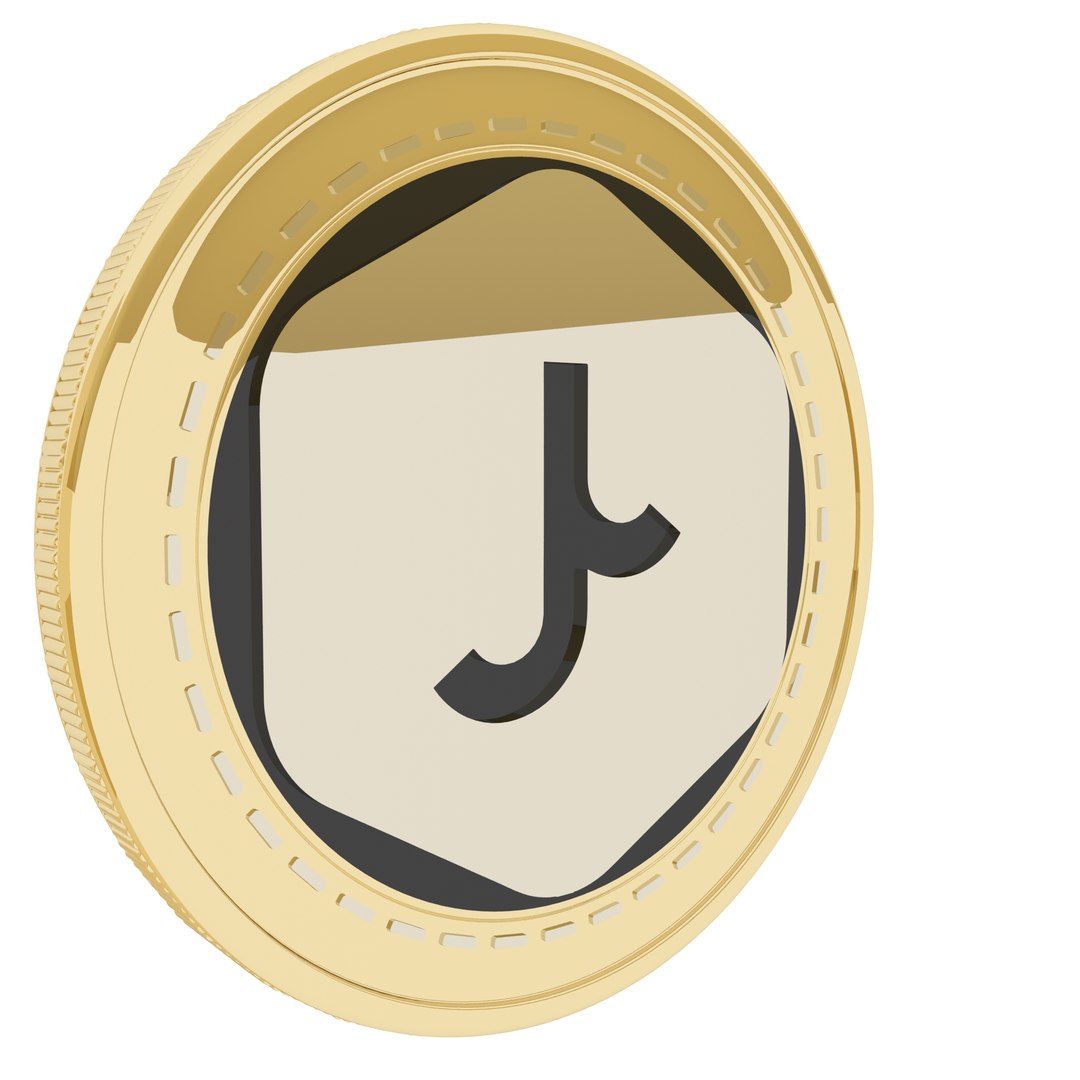3D Jibrel Network Cryptocurrency Gold Coin - TurboSquid 1856982