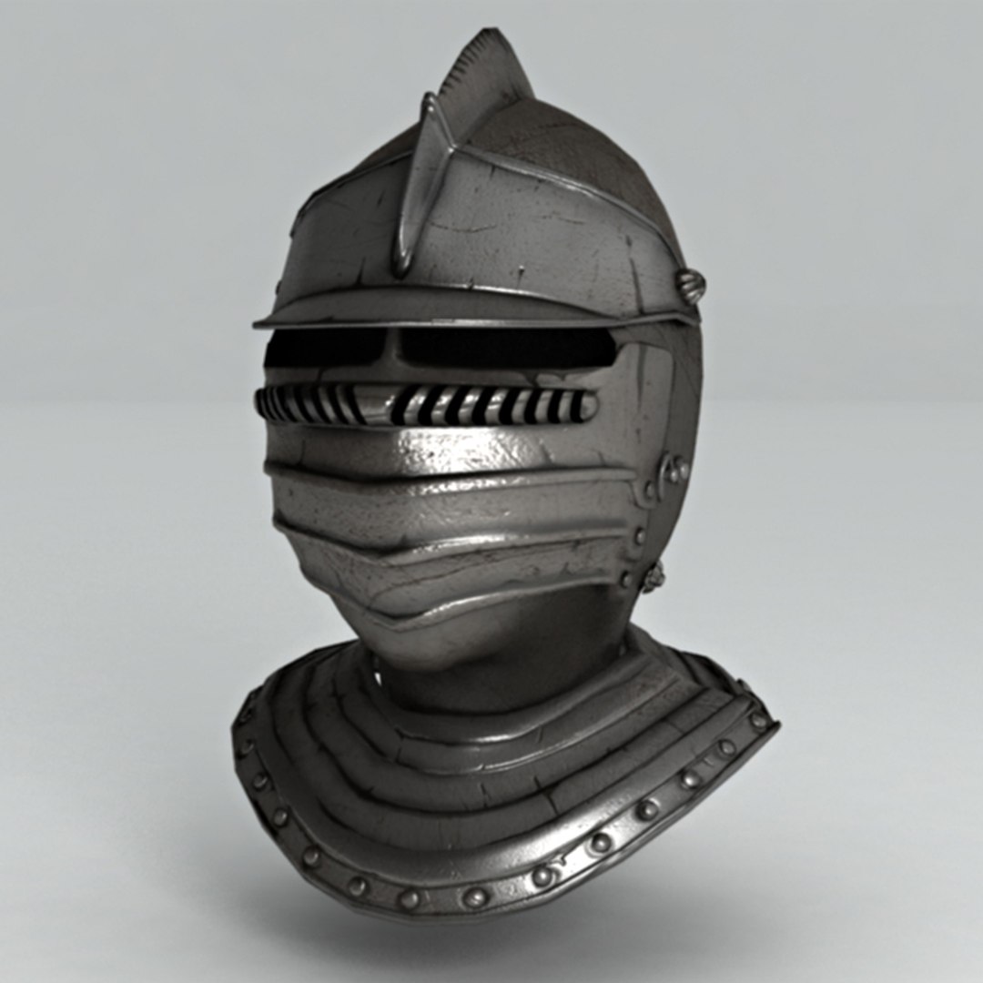 3d Model Helmet Knight Helm